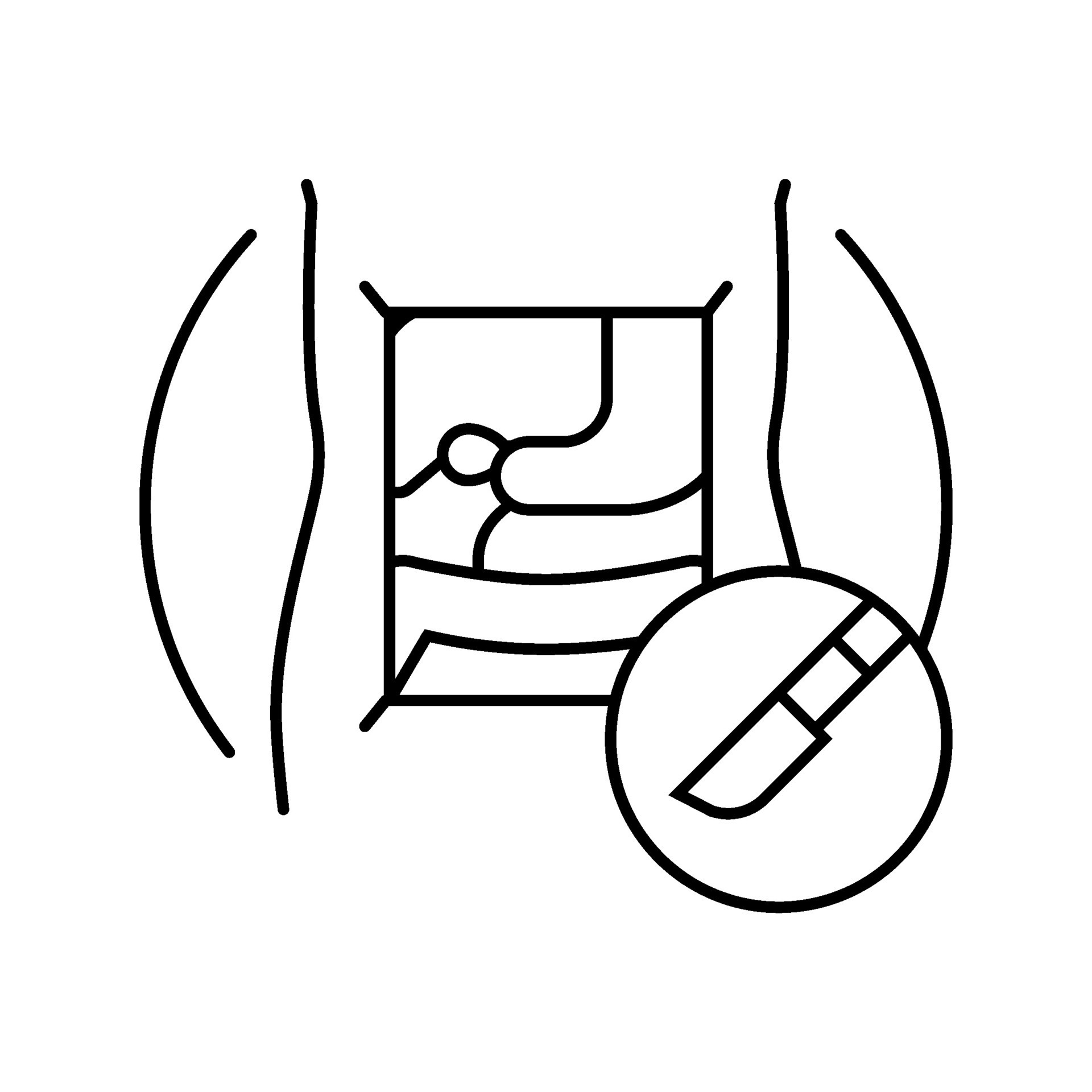 Abdominal Surgery Gastroenterologist Line Icon Vector Illustration 35271241 Vector Art At Vecteezy