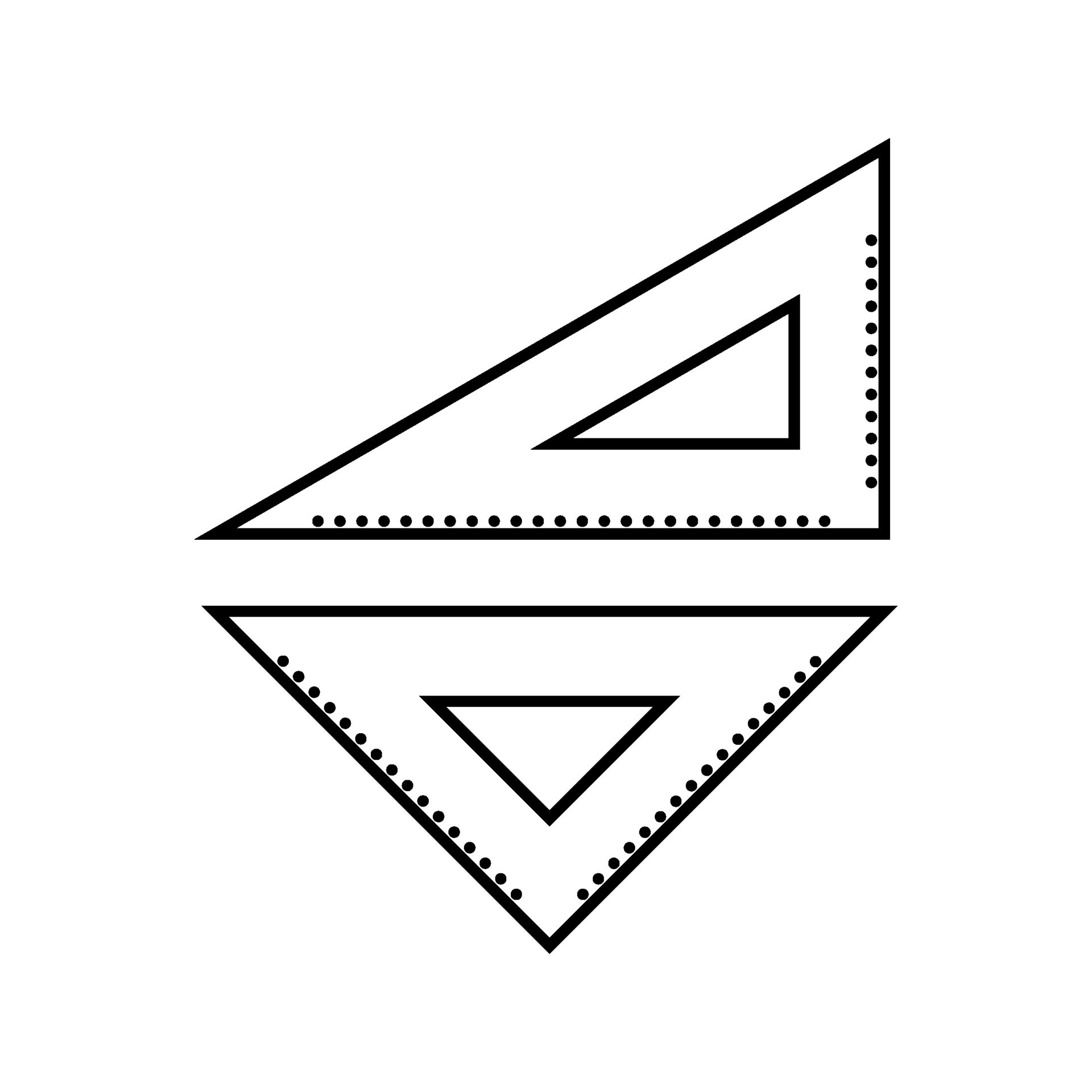 Drafting Triangle Architectural Drafter Line Icon Vector Illustration 35271417 Vector Art At