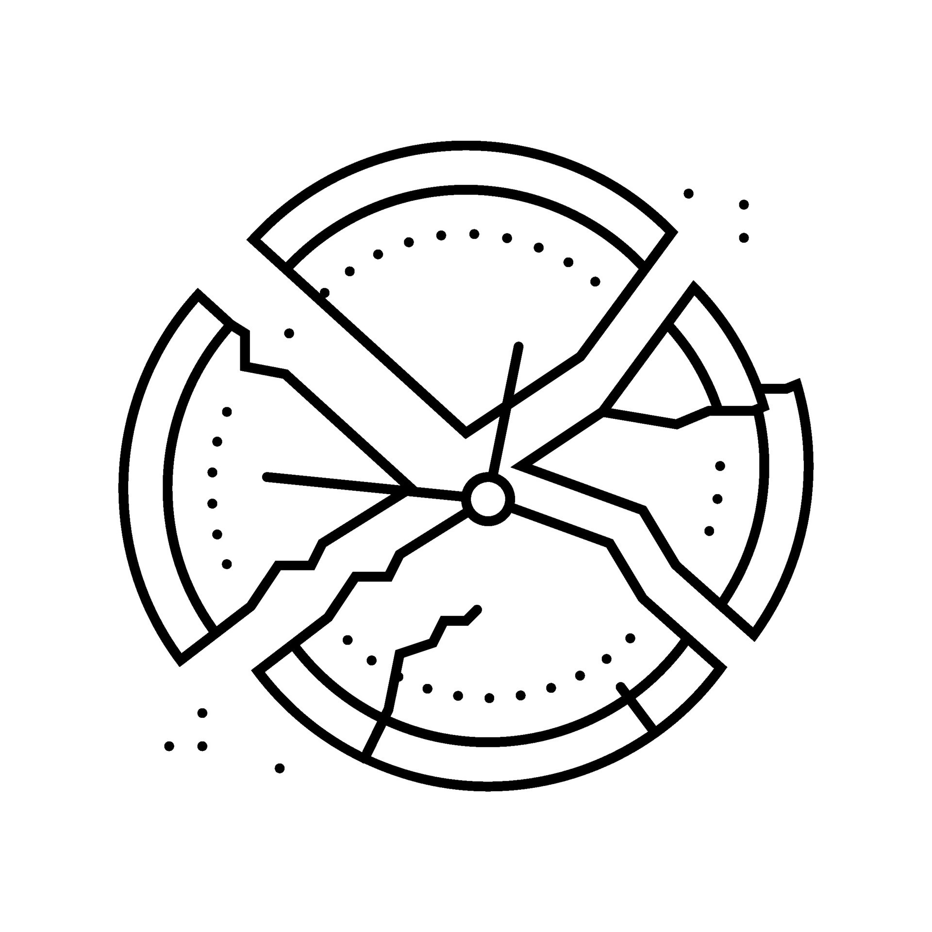 broken clock sad mood line icon vector illustration 35271885 Vector Art ... broken clock sad mood line icon vector illustration 35271885 Vector Art ...