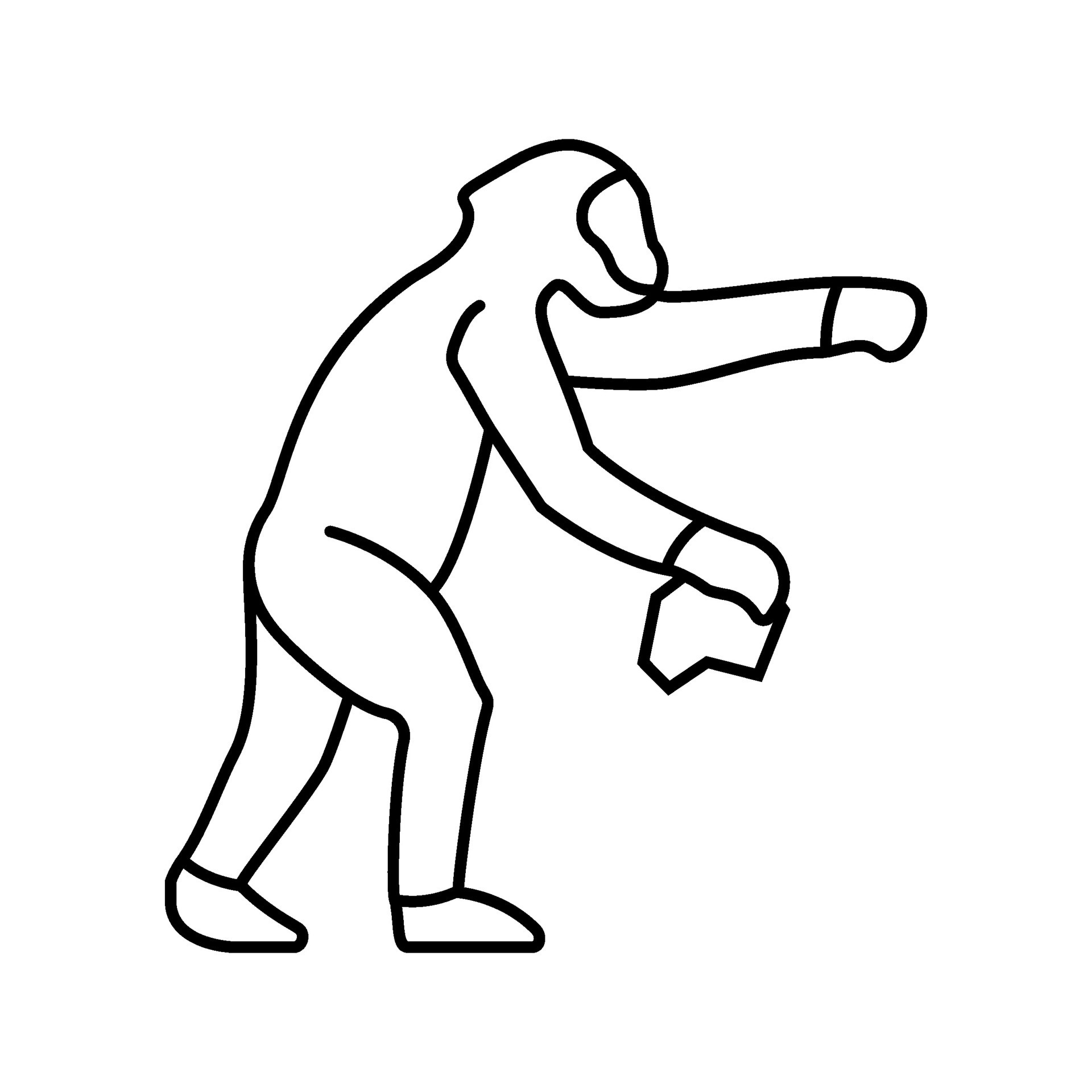 australopithecus human evolution line icon vector illustration 35272215 ... australopithecus human evolution line icon vector illustration 35272215 ...