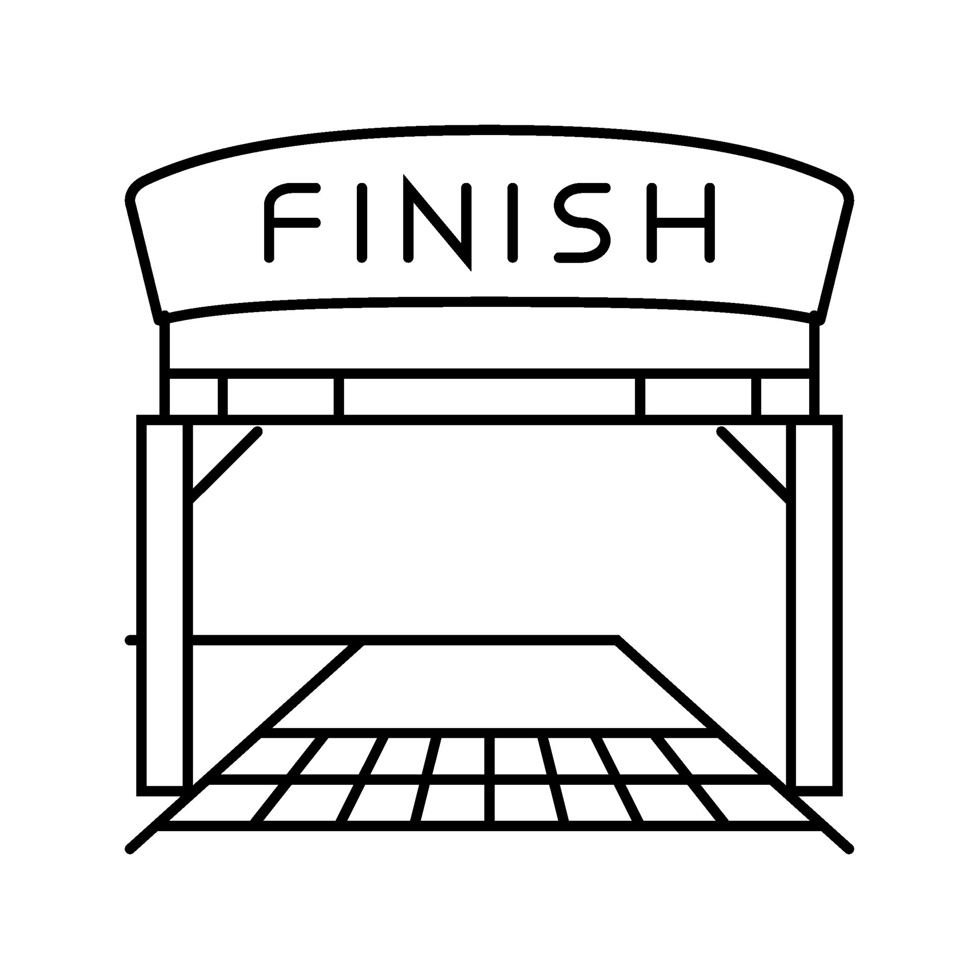 finish vehicle speed auto line icon vector illustration 35272875 Vector ...