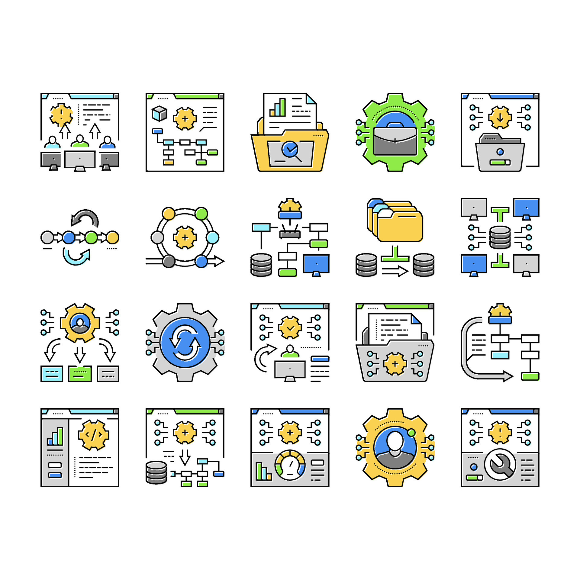 system analyst data icons set vector 35273014 Vector Art at Vecteezy system analyst data icons set vector 35273014 Vector Art at Vecteezy
