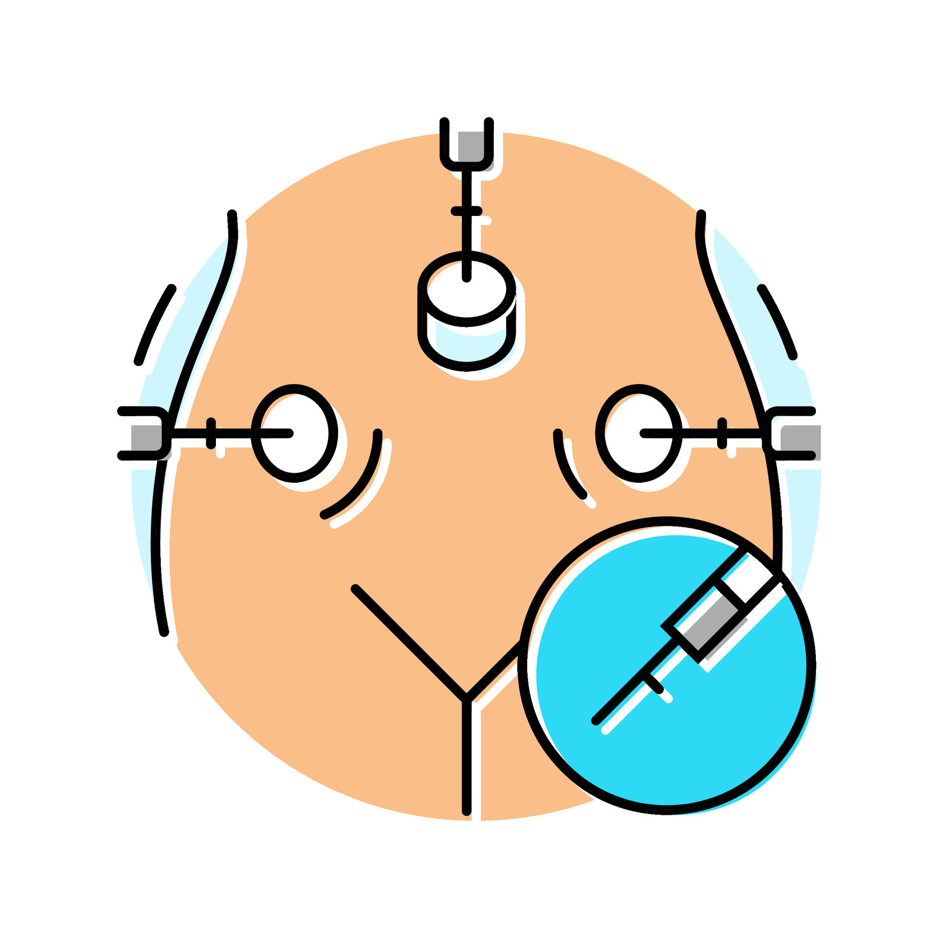 Laparoscopic Surgery Color Icon Vector Illustration 35273551 Vector Art At Vecteezy