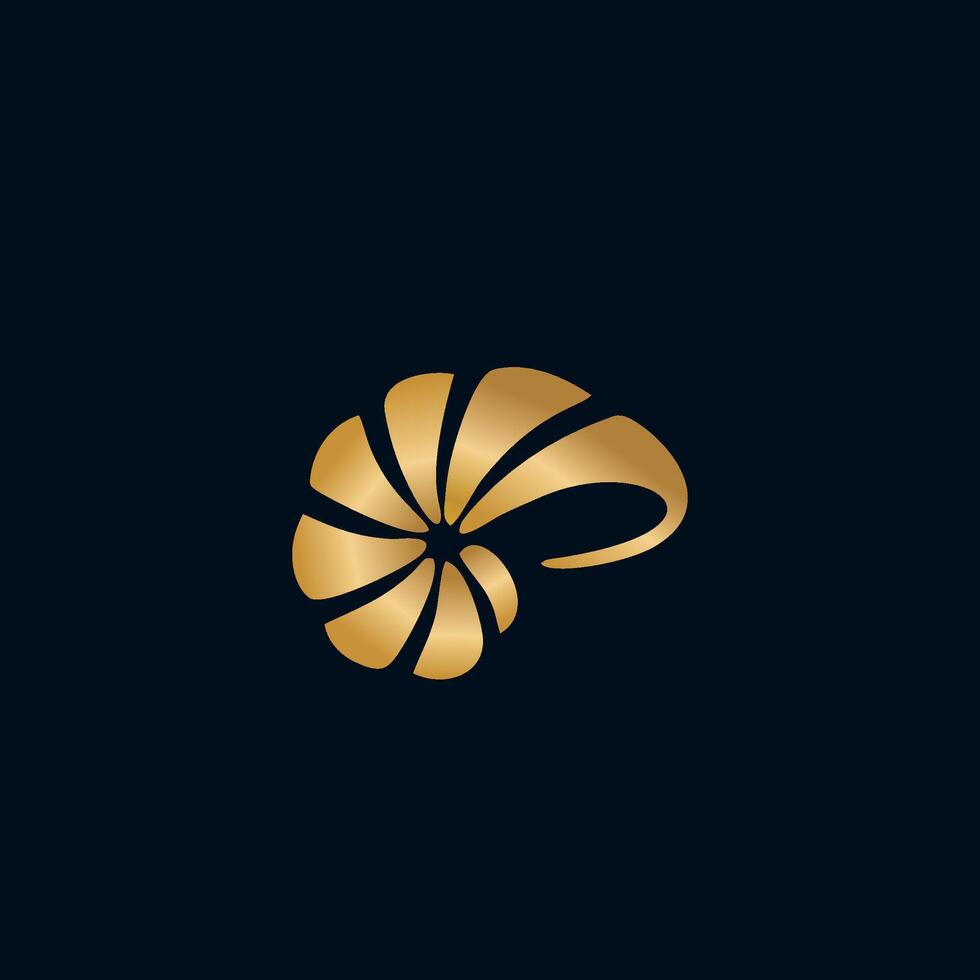 Vector Illustration With Nautilus Shell Object For Your Logo Card Brochure 35284056 Vector Art