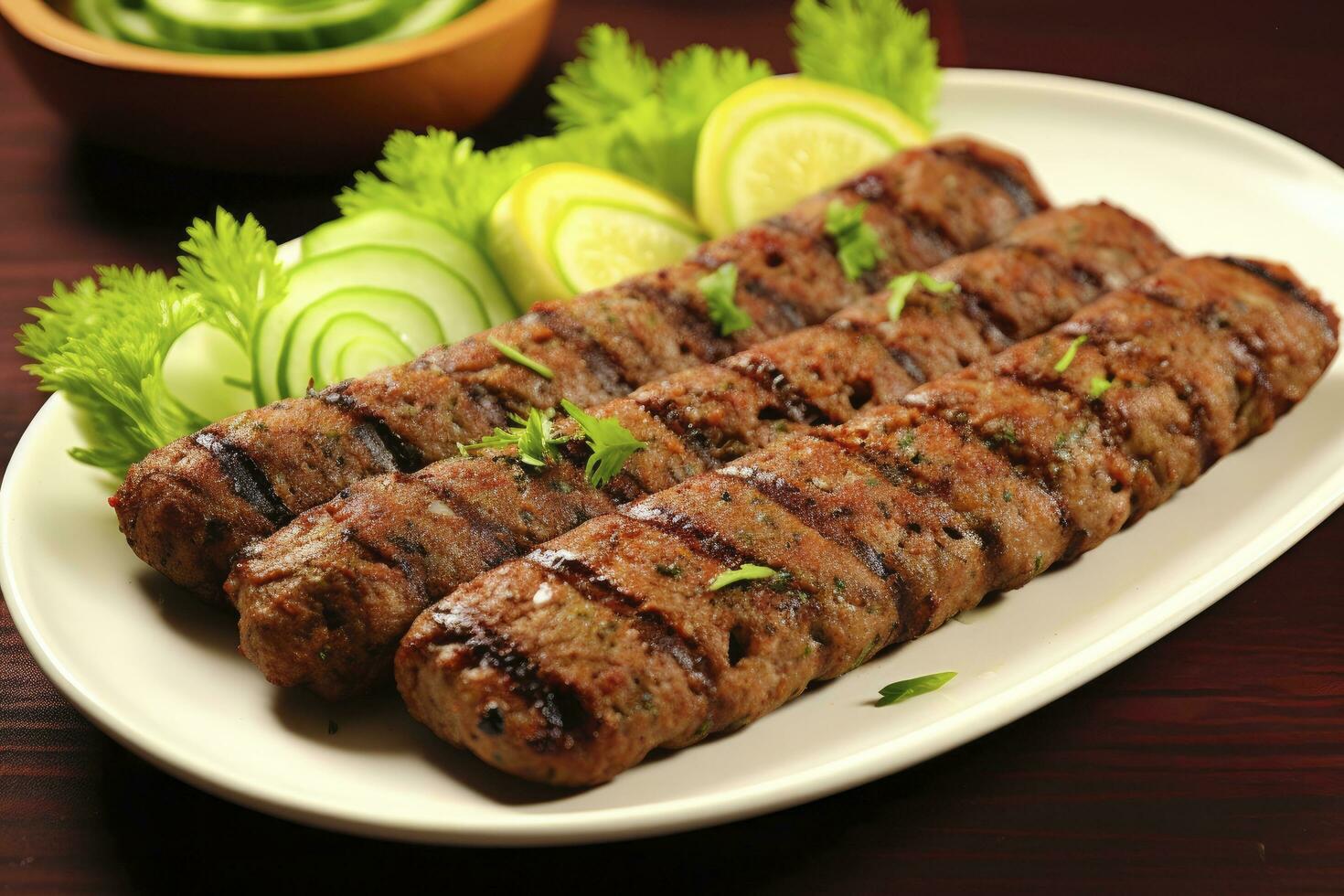 AI generated Tasty seekh kabab. AI Generated. 35293496 Stock Photo at ...