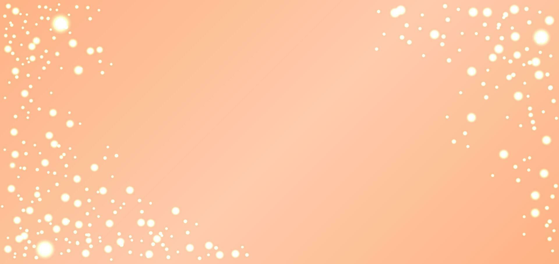 Abstract glowing background with copy space. Pantone 2024 color Peach Fuzz. Vibrant shiny peachy ...