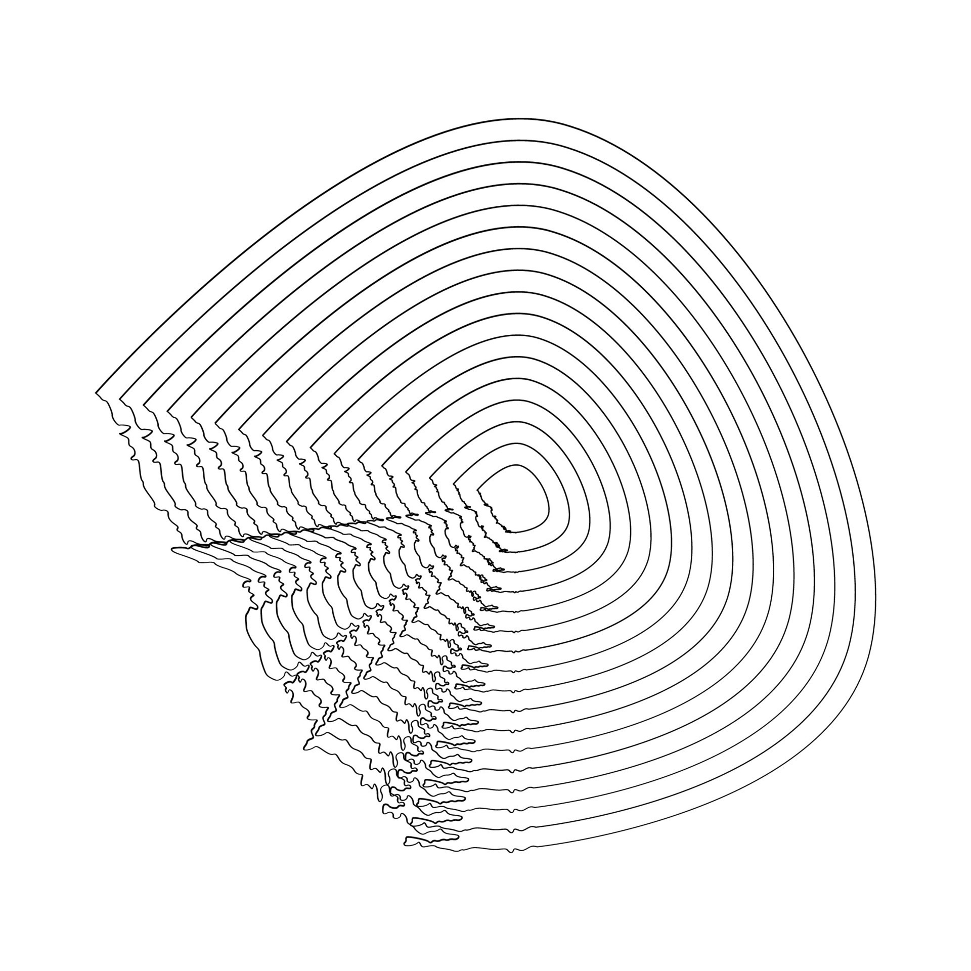 Abstract Wavy Lines Element Flowing Particles Wave Pattern 3d Curve Halftone Element Vector In