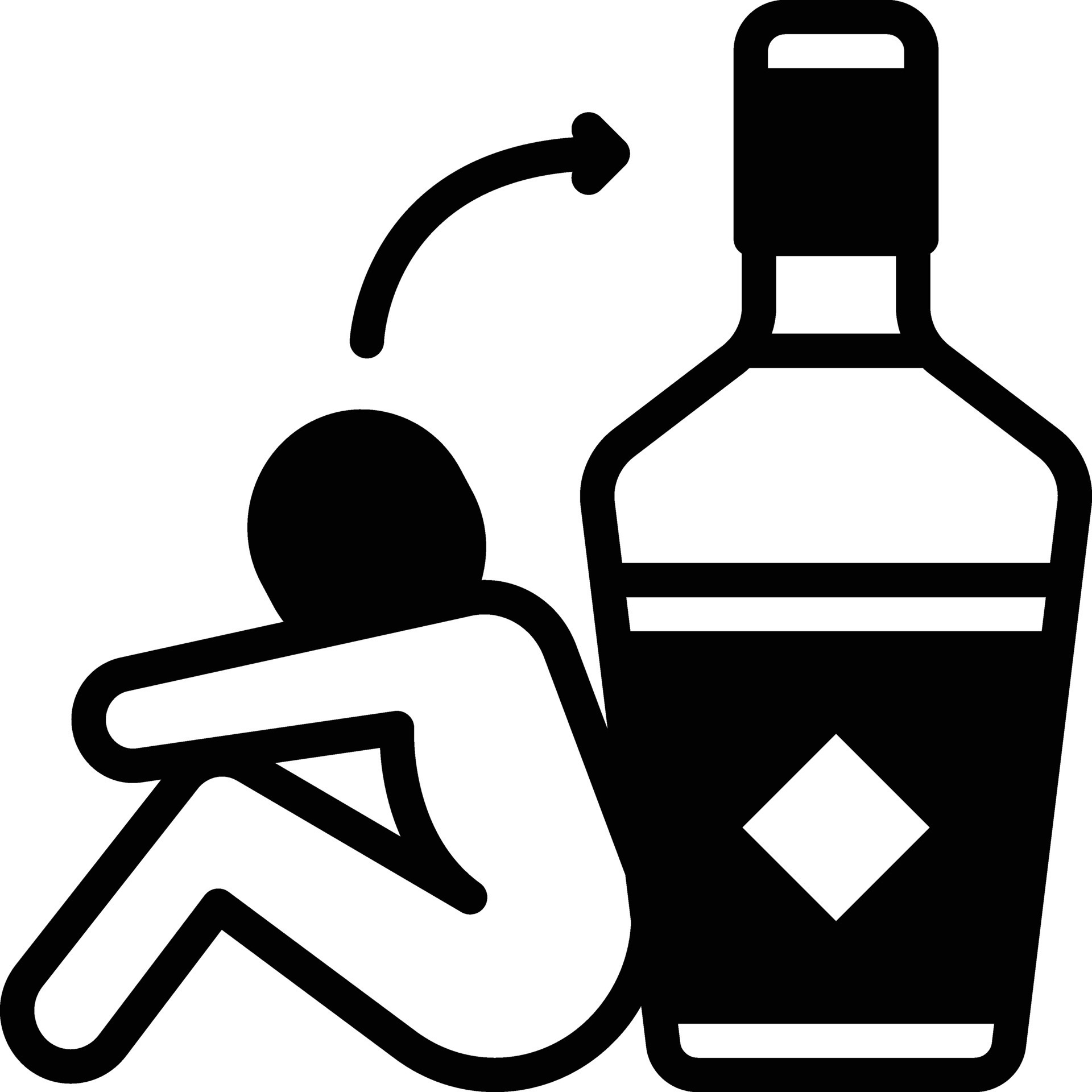 solid icon for depend 35304124 Vector Art at Vecteezy