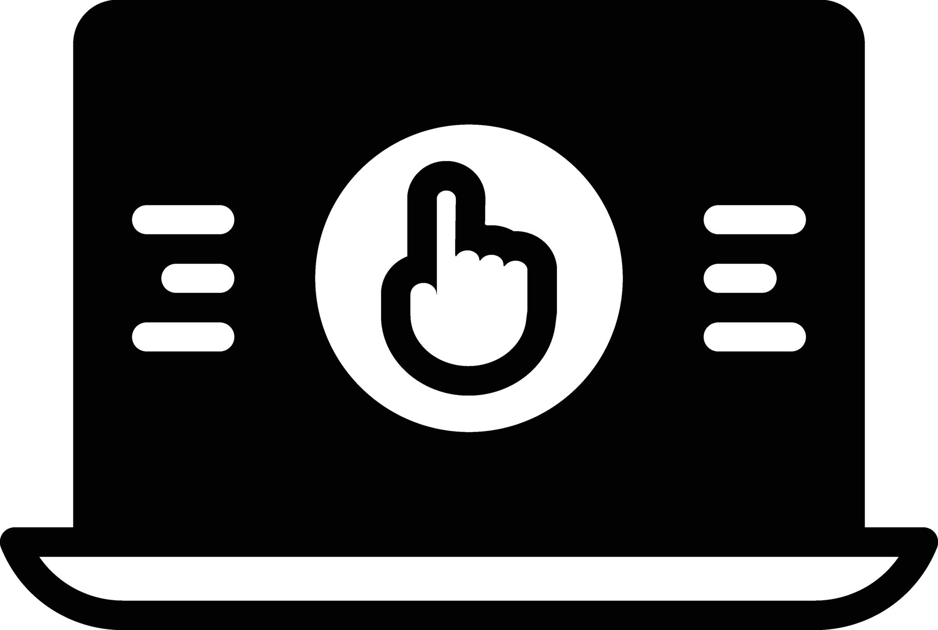 solid icon for pointer 35304685 Vector Art at Vecteezy