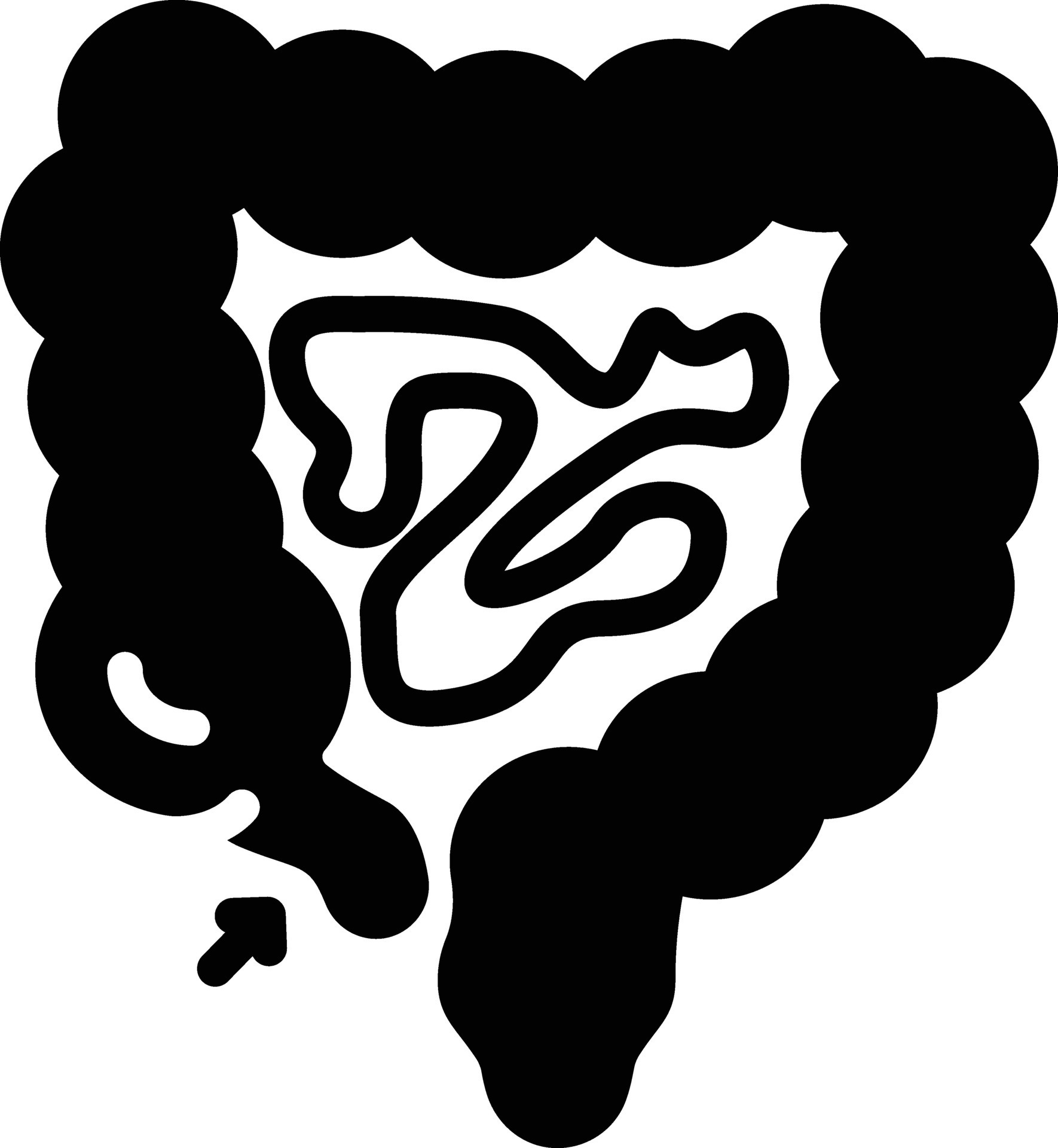 solid icon for appendix 35305293 Vector Art at Vecteezy