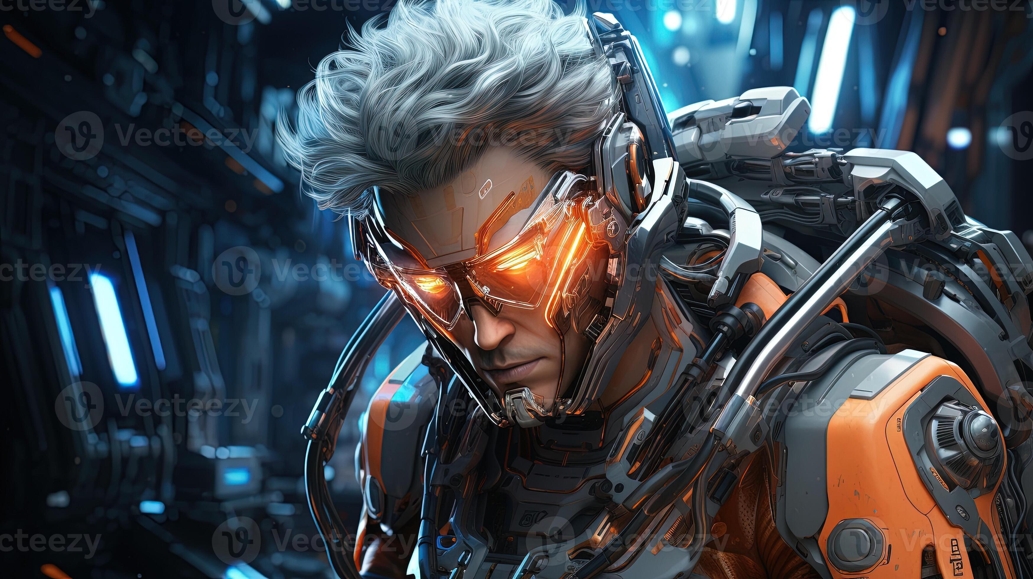 AI generated super villain genius master, digital art illustration, Generative AI 35306432 Stock ...