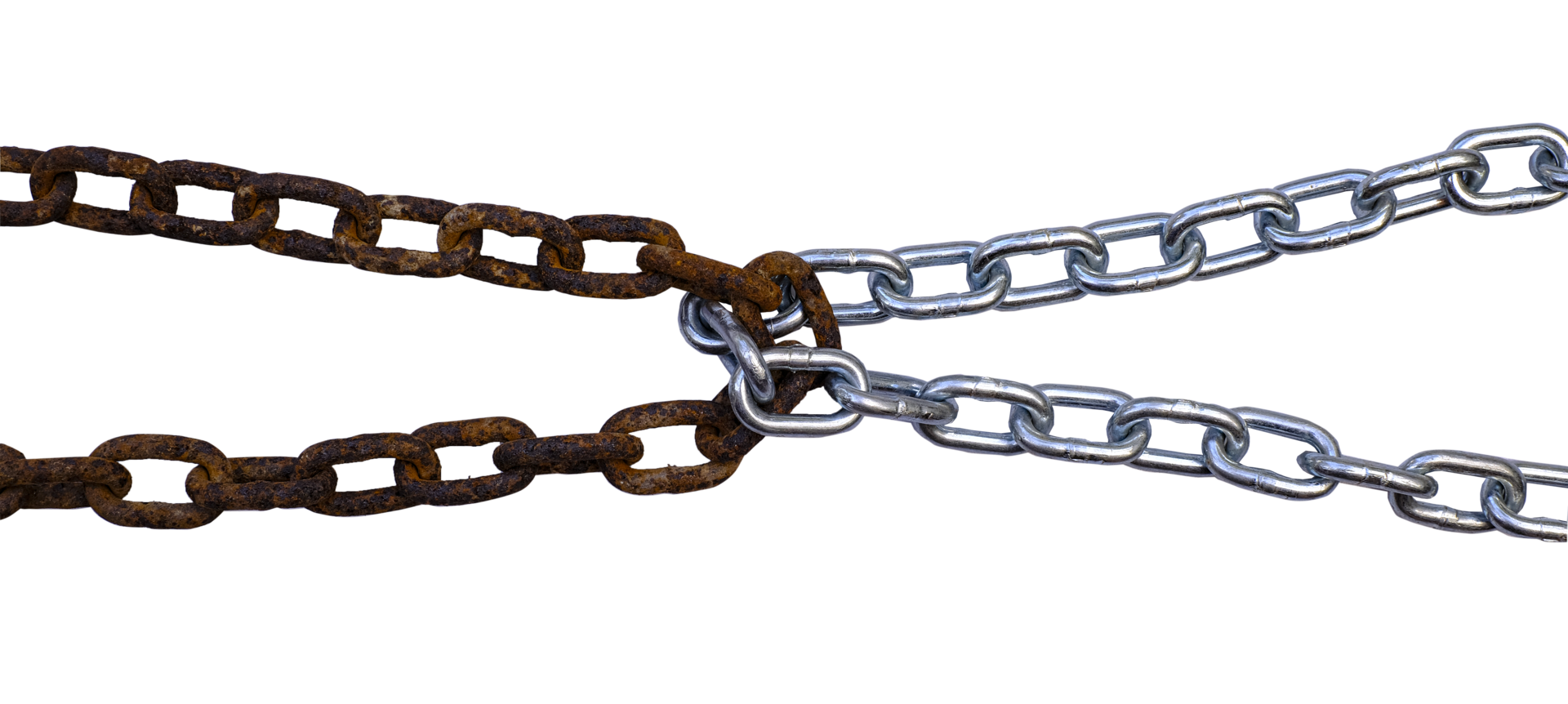 Old chains and new chains are linked together 35306656 PNG