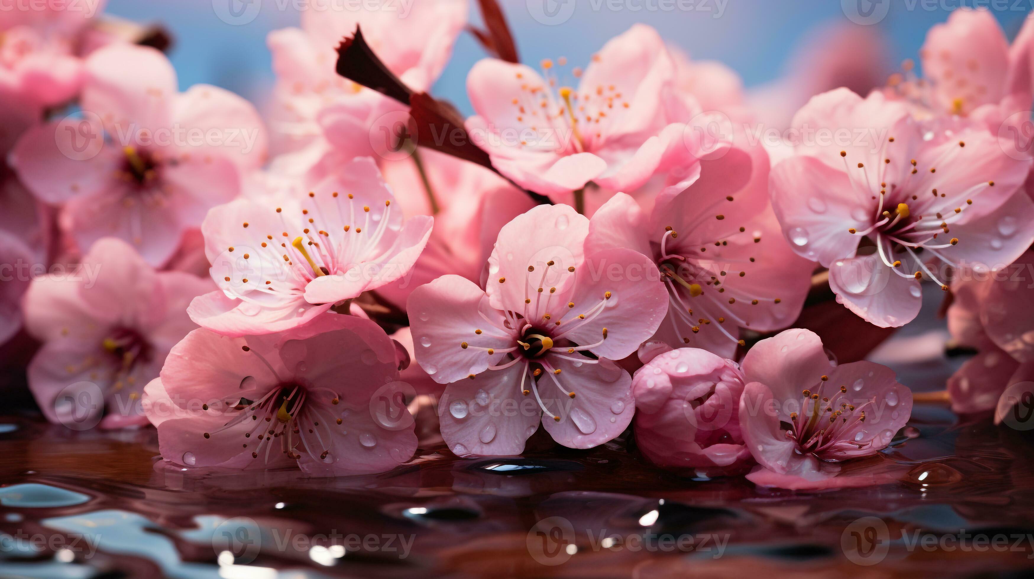 AI generated amazing cherry blossom wallpaper 35309979 Stock Photo at ...