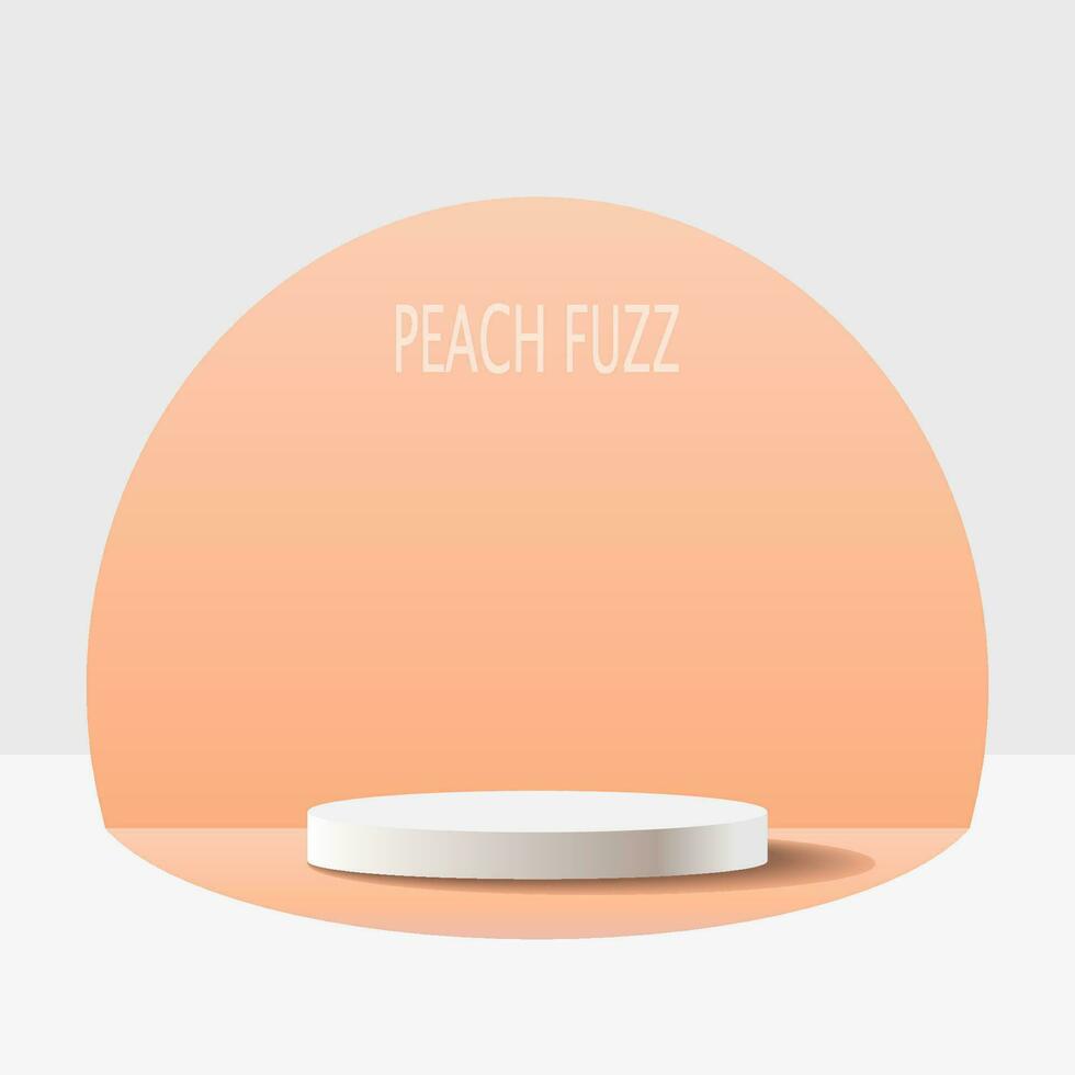 Trendy Color Of Year 2024 Peach Fuzz Trendy Color Palette Sample