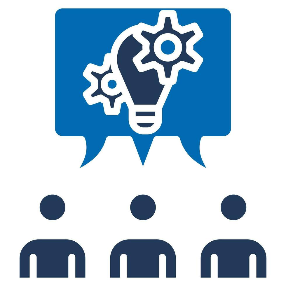 Collaborative Projects Icon line vector illustration 35316881 Vector ...