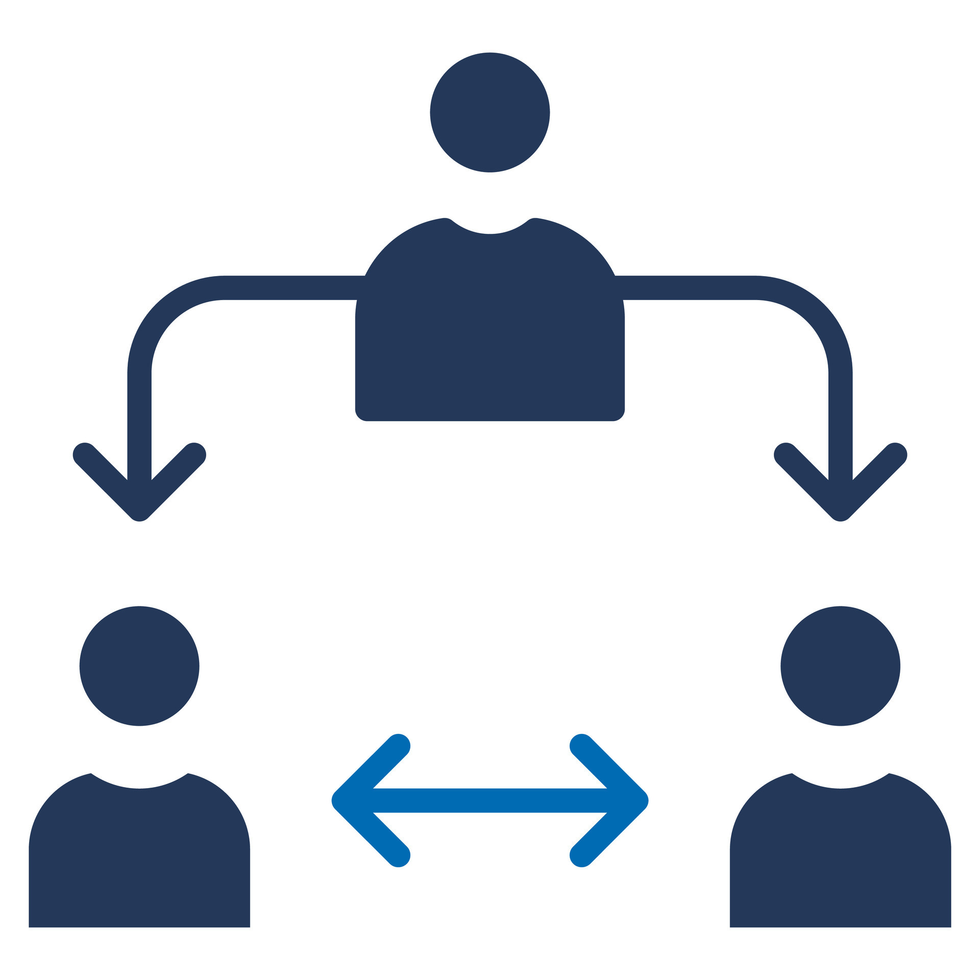 Coordination Icon Line Vector Illustration 35316884 Vector Art At Vecteezy