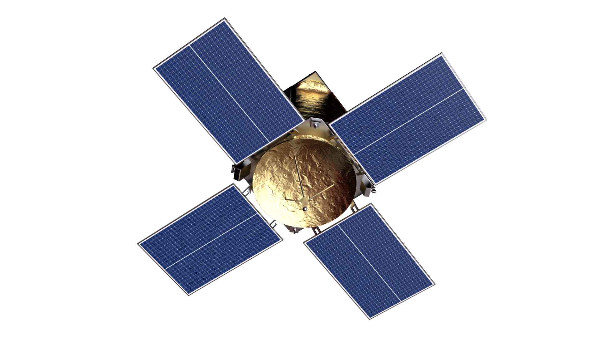 Space Satellite Orbiting In Space 3d Rendering Illustration 35320901 Png