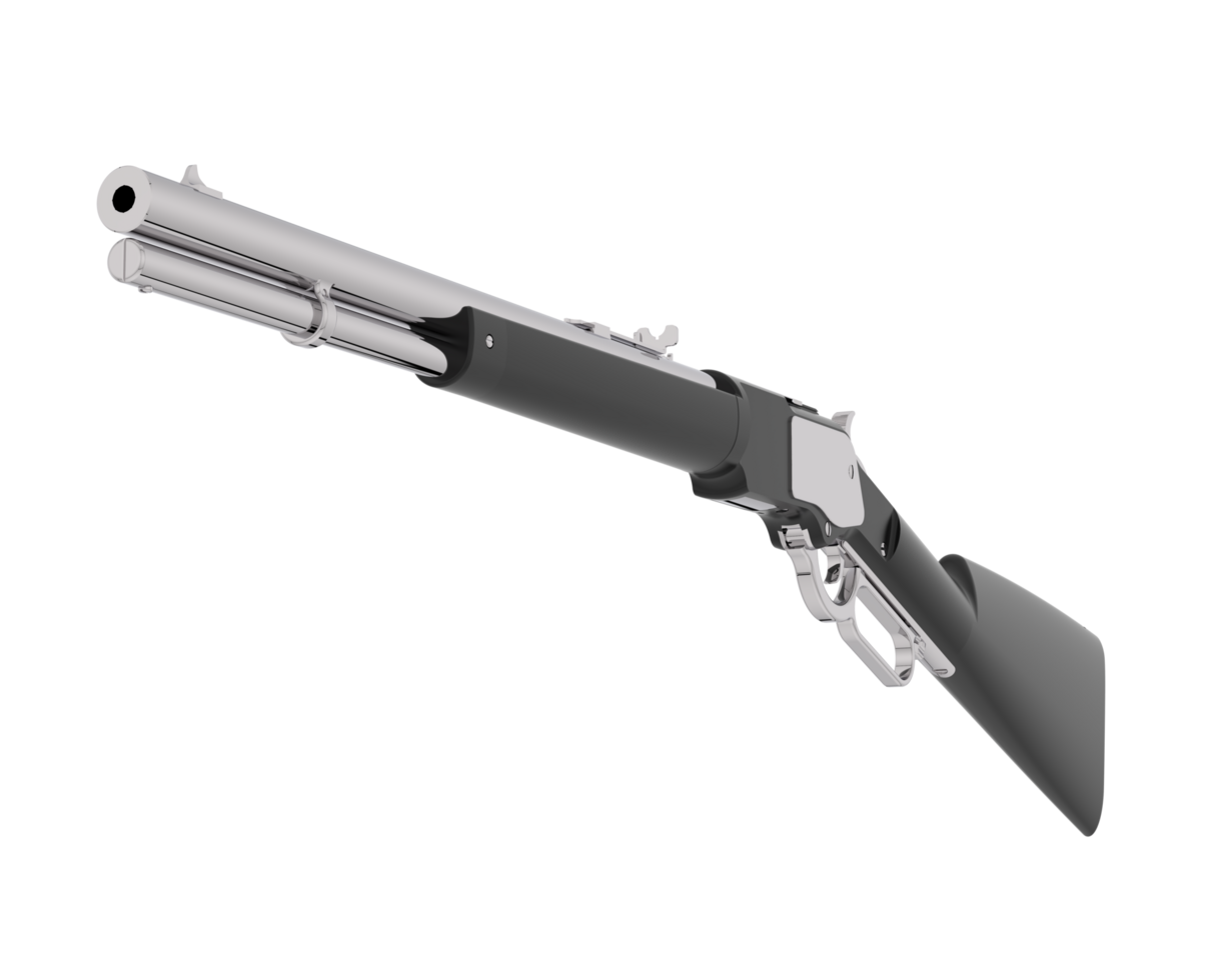 Shotgun Isolated On Background 3d Rendering Illustration 35320912 Png