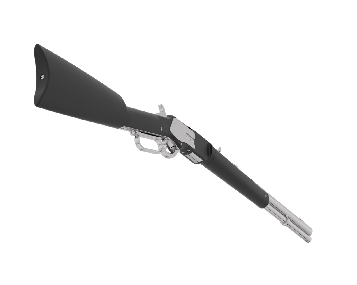 Shotgun Isolated On Background 3d Rendering Illustration 35320970 Png