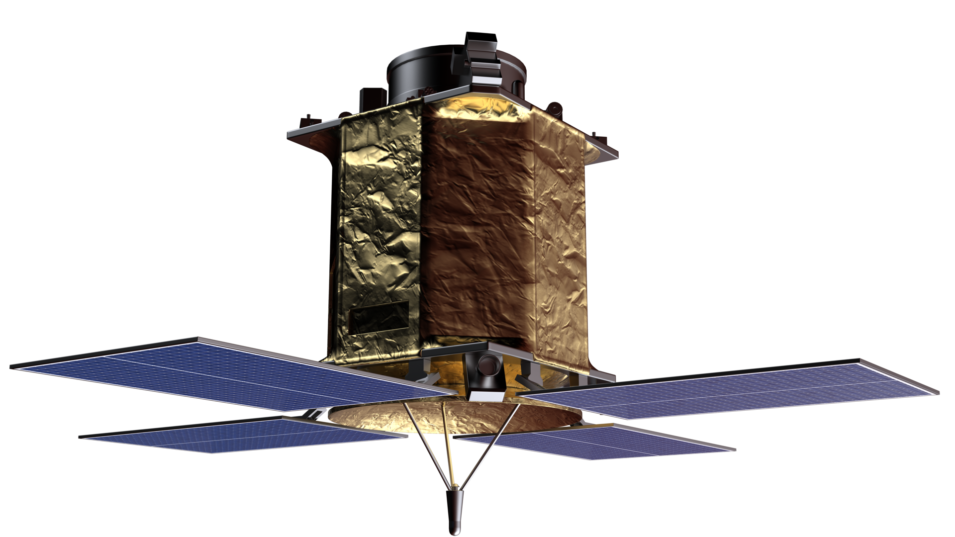 Space Satellite Orbiting In Space 3d Rendering Illustration 35321045 Png