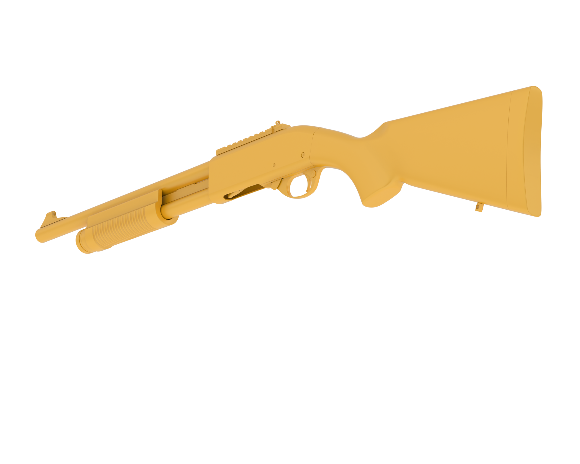 Shotgun Isolated On Background 3d Rendering Illustration 35321455 Png