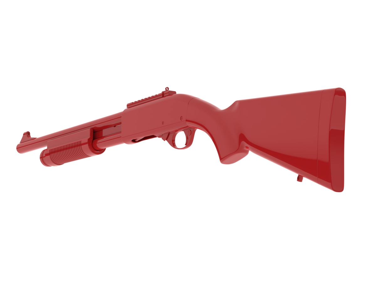 Shotgun Isolated On Background 3d Rendering Illustration 35321517 Png