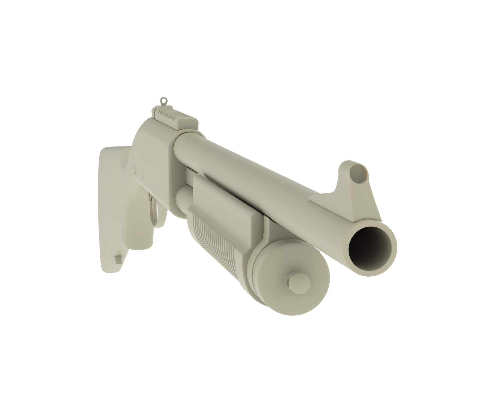 Shotgun Isolated On Background 3d Rendering Illustration 35321521 Png