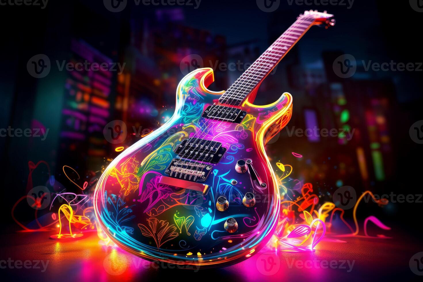 Colorful Guitar Stock Photos, Images and Backgrounds for Free Download