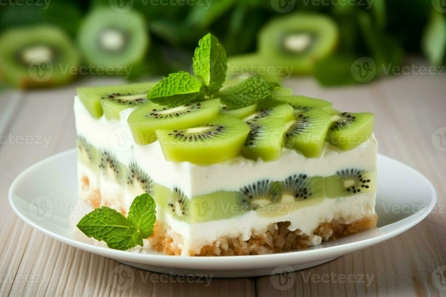 AI generated Tantalizing Healthy layered dessert kiwi. Generate AI ... AI generated Tantalizing Healthy layered dessert kiwi. Generate AI ...