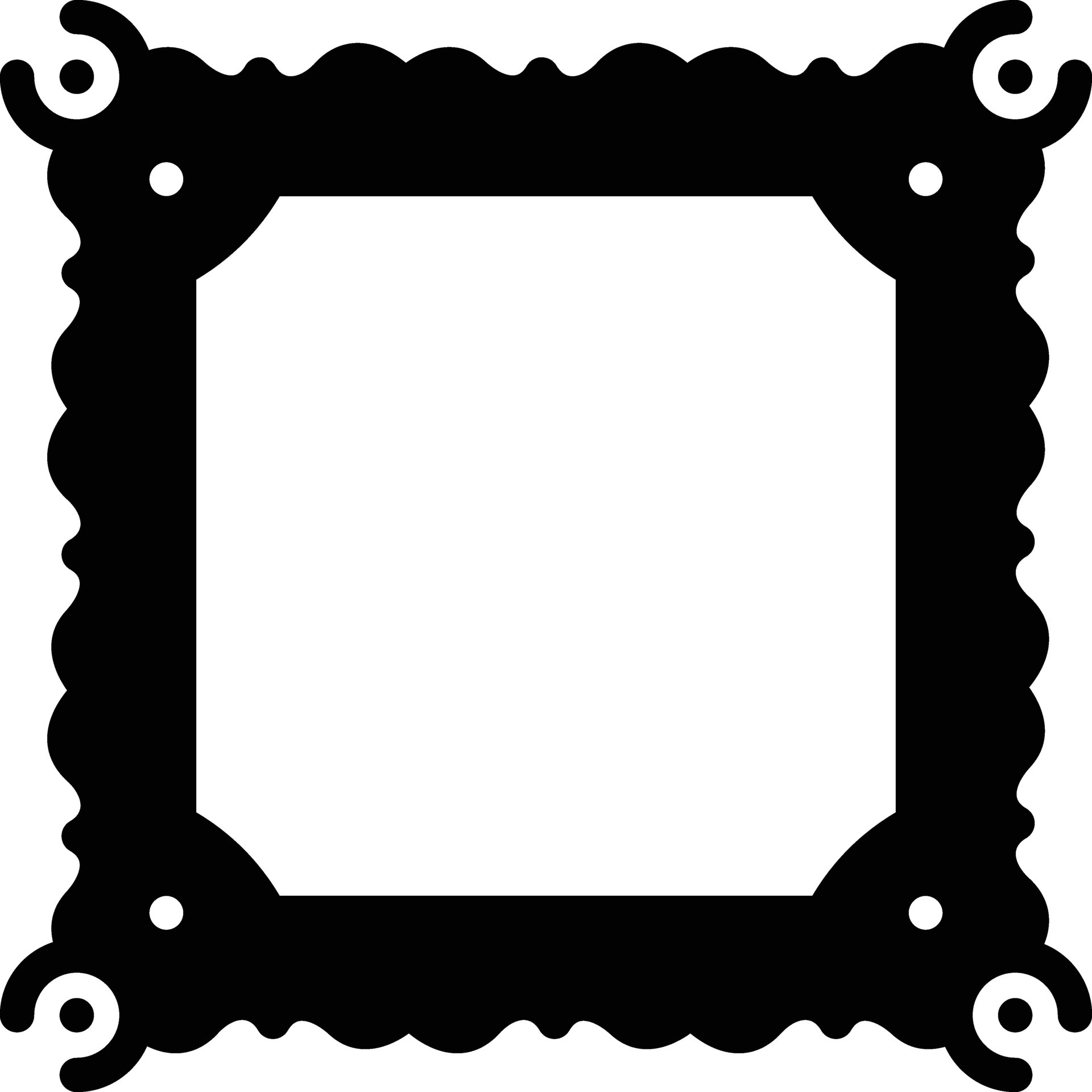 solid icon for border 35340891 Vector Art at Vecteezy