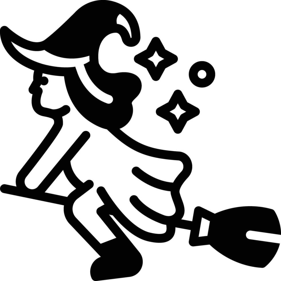 solid icon for witch 35340934 Vector Art at Vecteezy