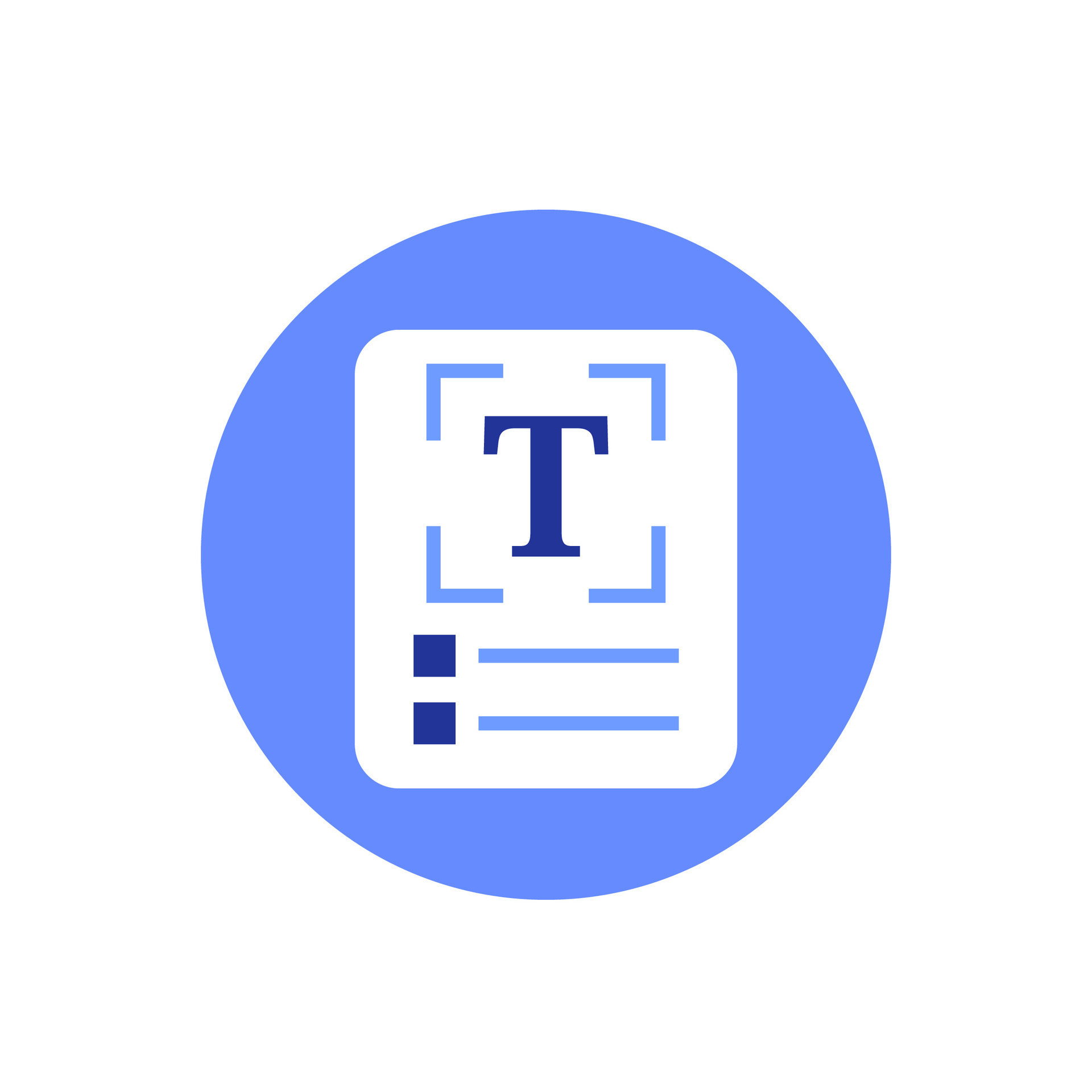 Text Scan Icon Flat Design 35341506 Vector Art At Vecteezy