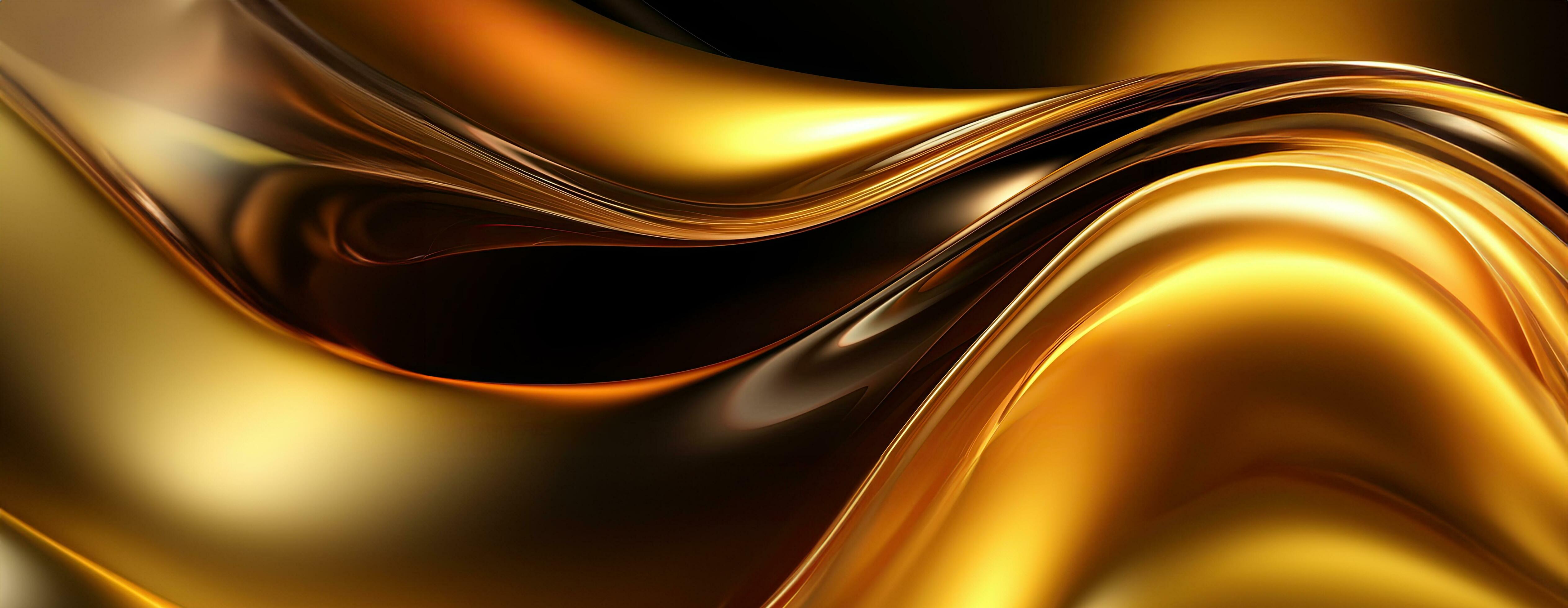 AI generated Gold background or texture and gradients shadow. AI ...