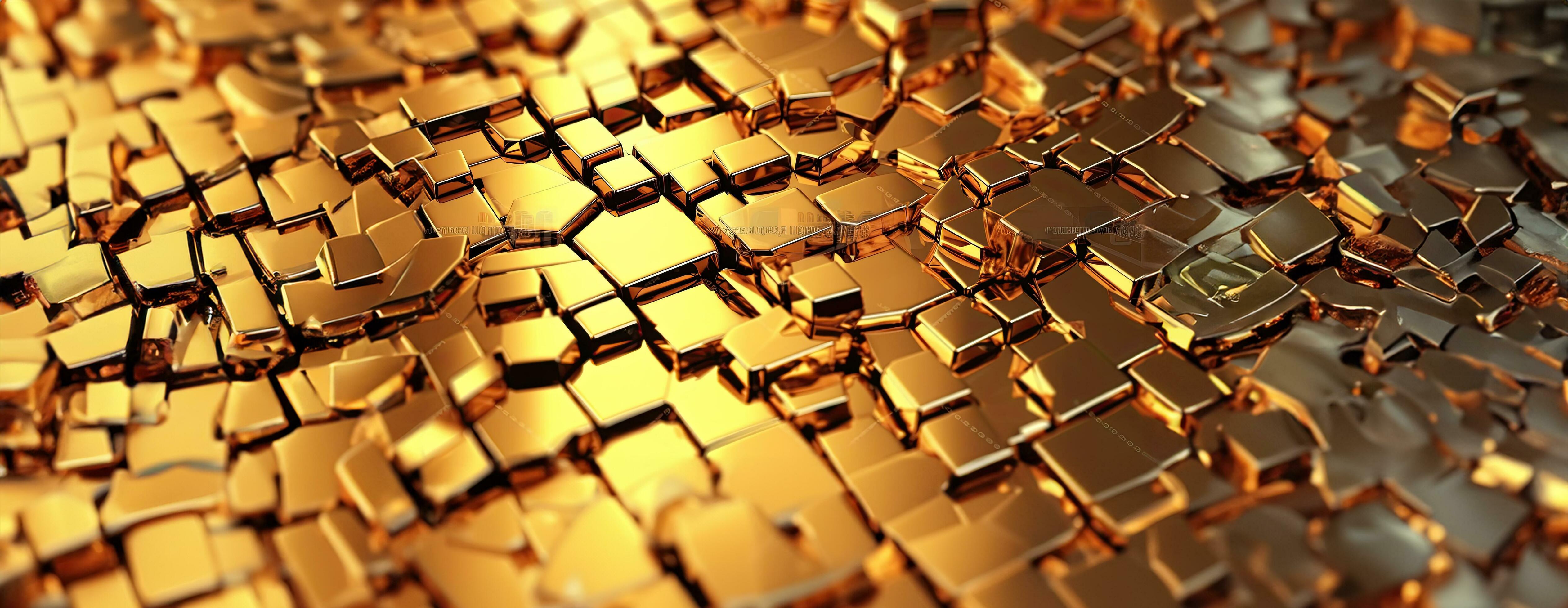 AI generated Gold background or texture and gradients shadow. AI ...