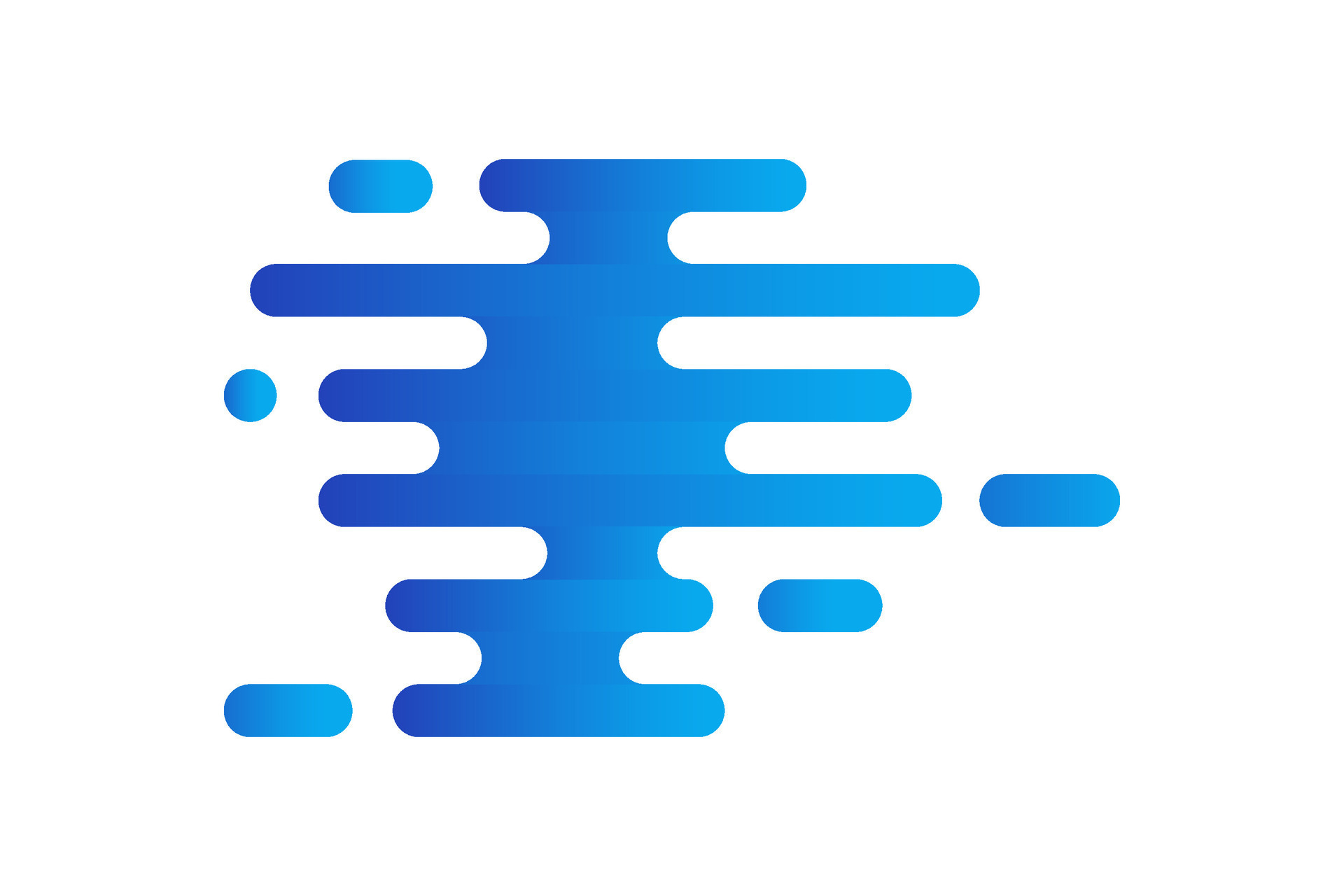 Modern Geometric Background With Various Rounded Shapes Abstract Shapes With Dynamic