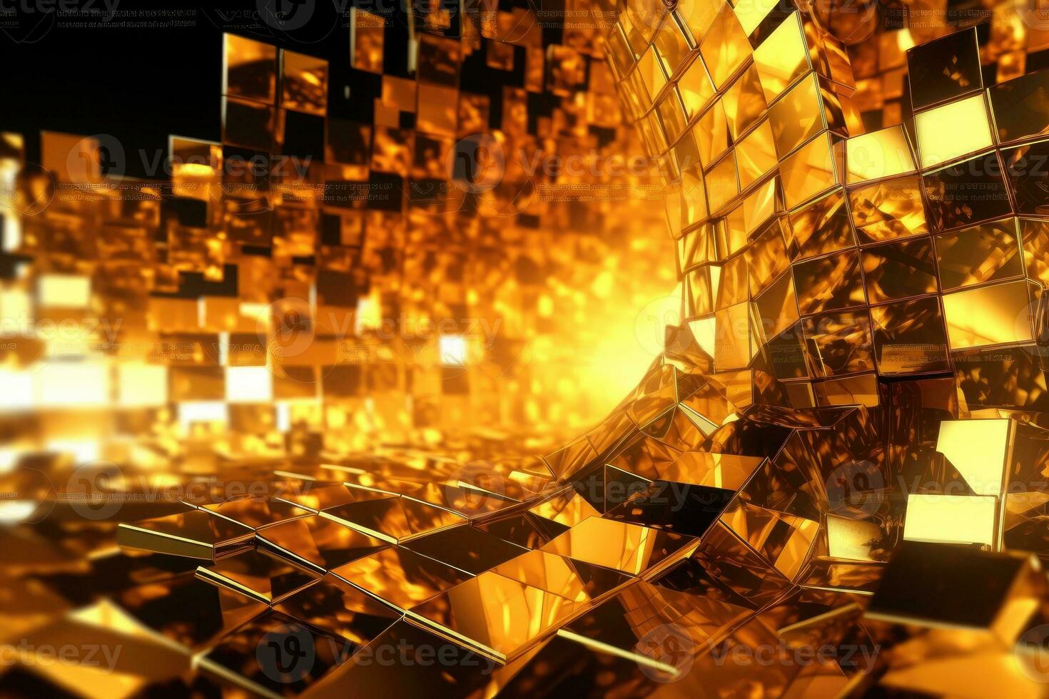 AI generated Gold background or texture and gradients shadow. AI ...