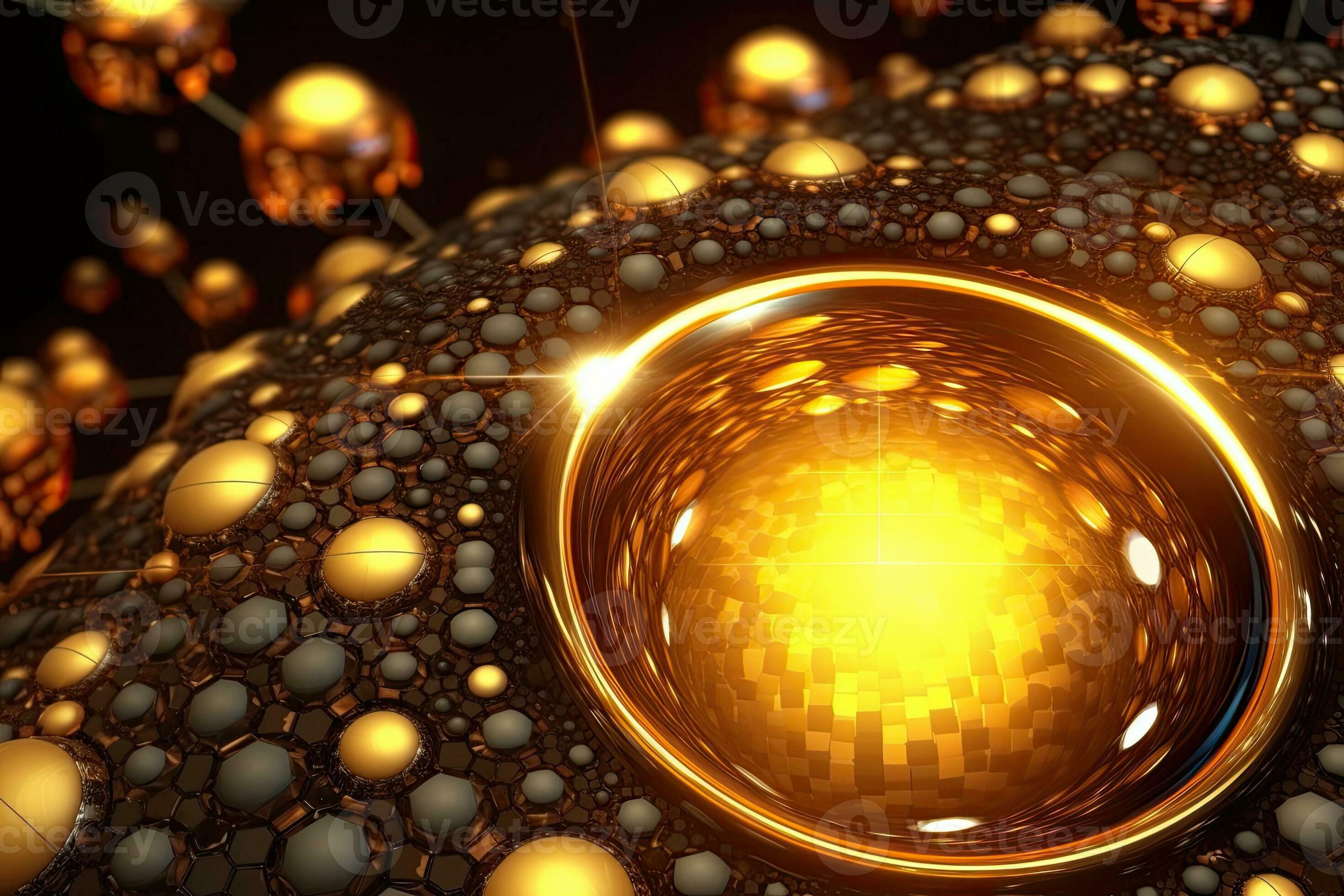 AI generated Gold background or texture and gradients shadow. AI ...