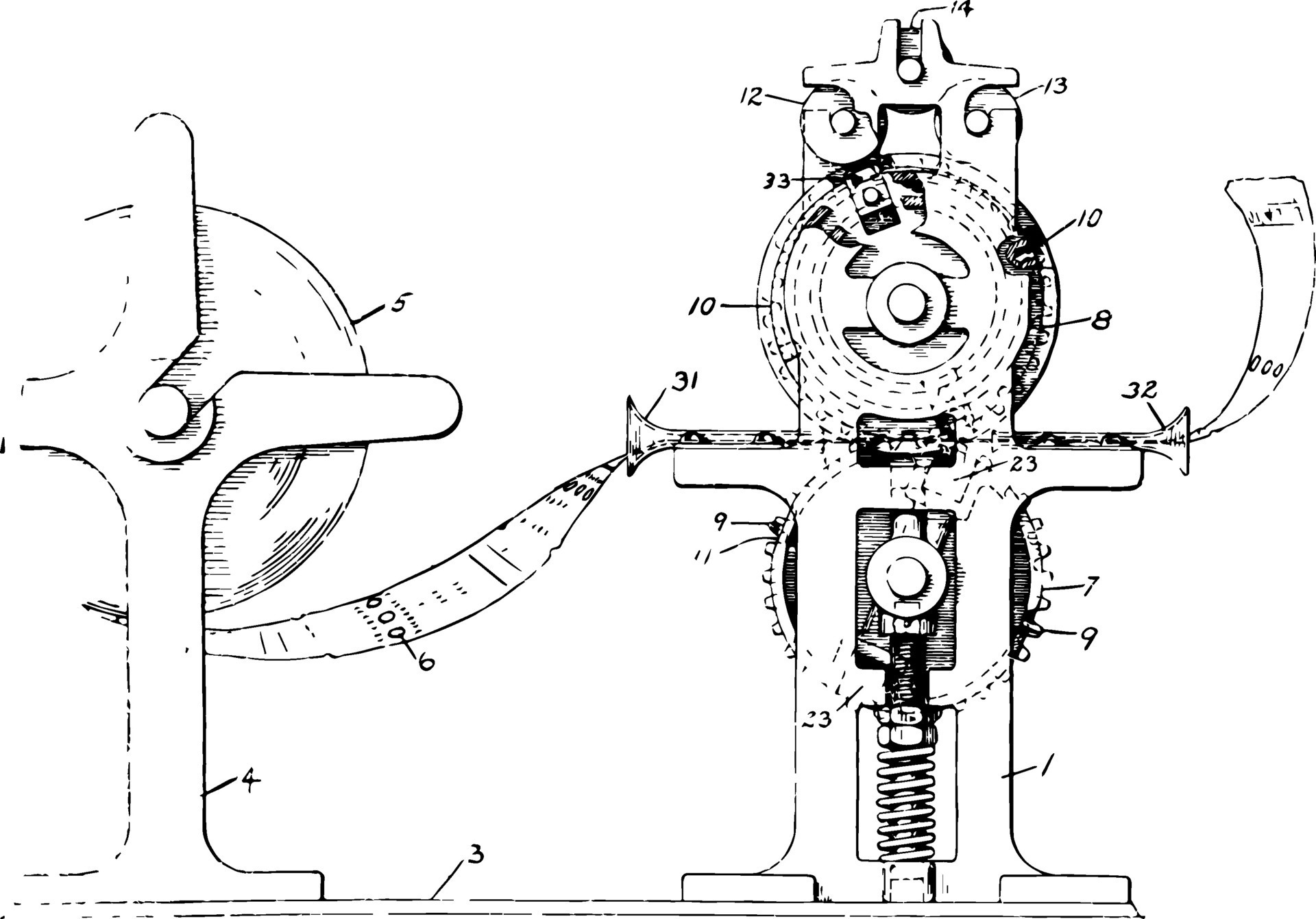 Ticket Printing Machine vintage illustration. 35365091 Vector Art at ...