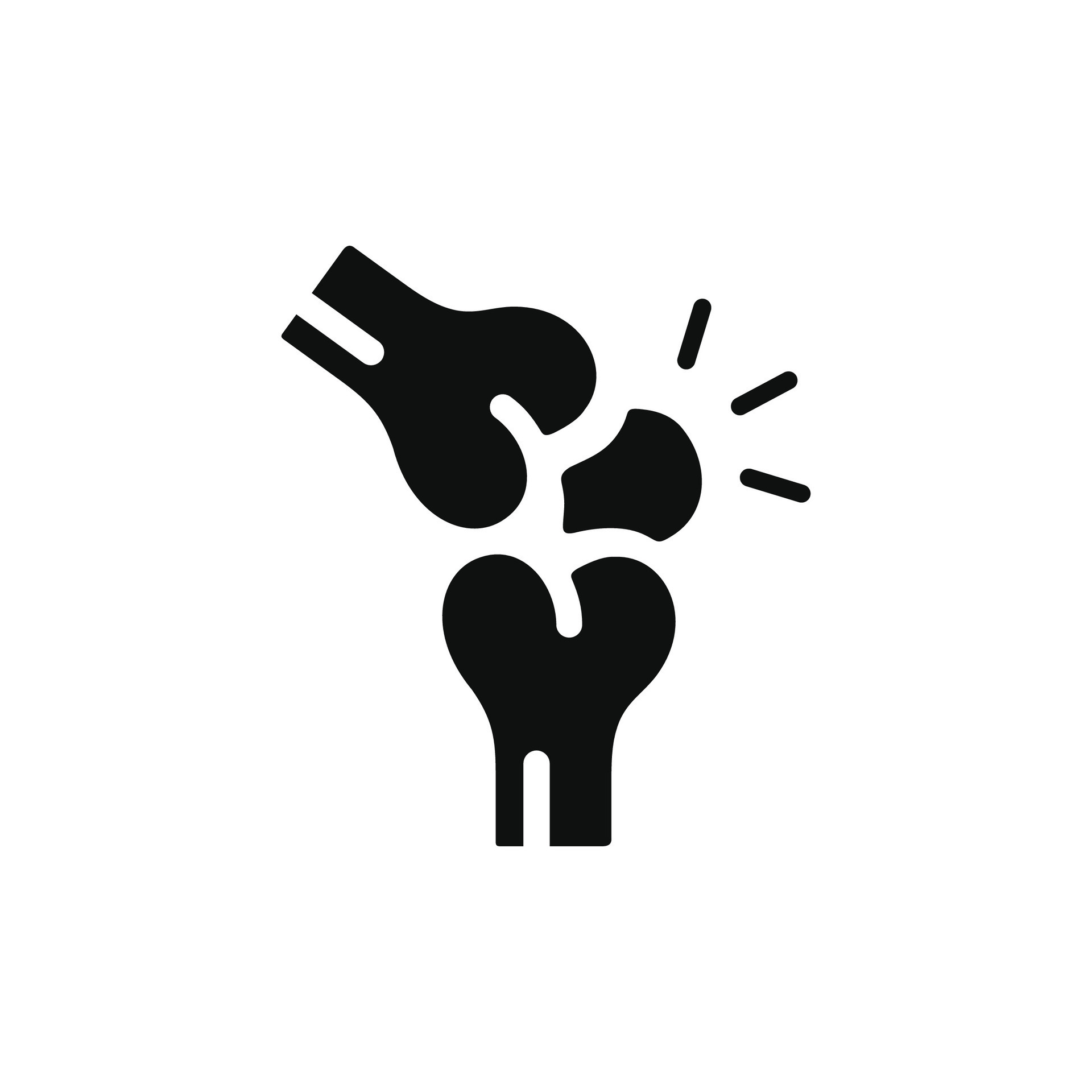 Bone joint icon isolated on white background 35367364 Vector Art at ...