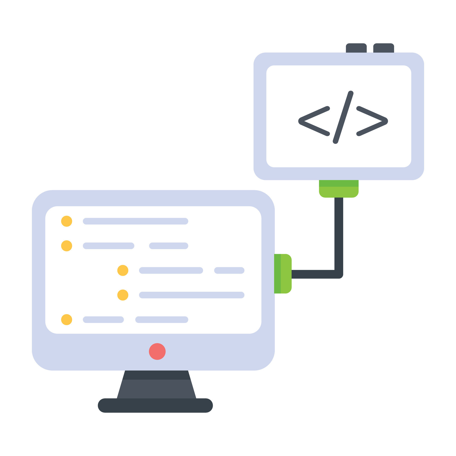 Trendy Frontend Programming 35373512 Vector Art at Vecteezy