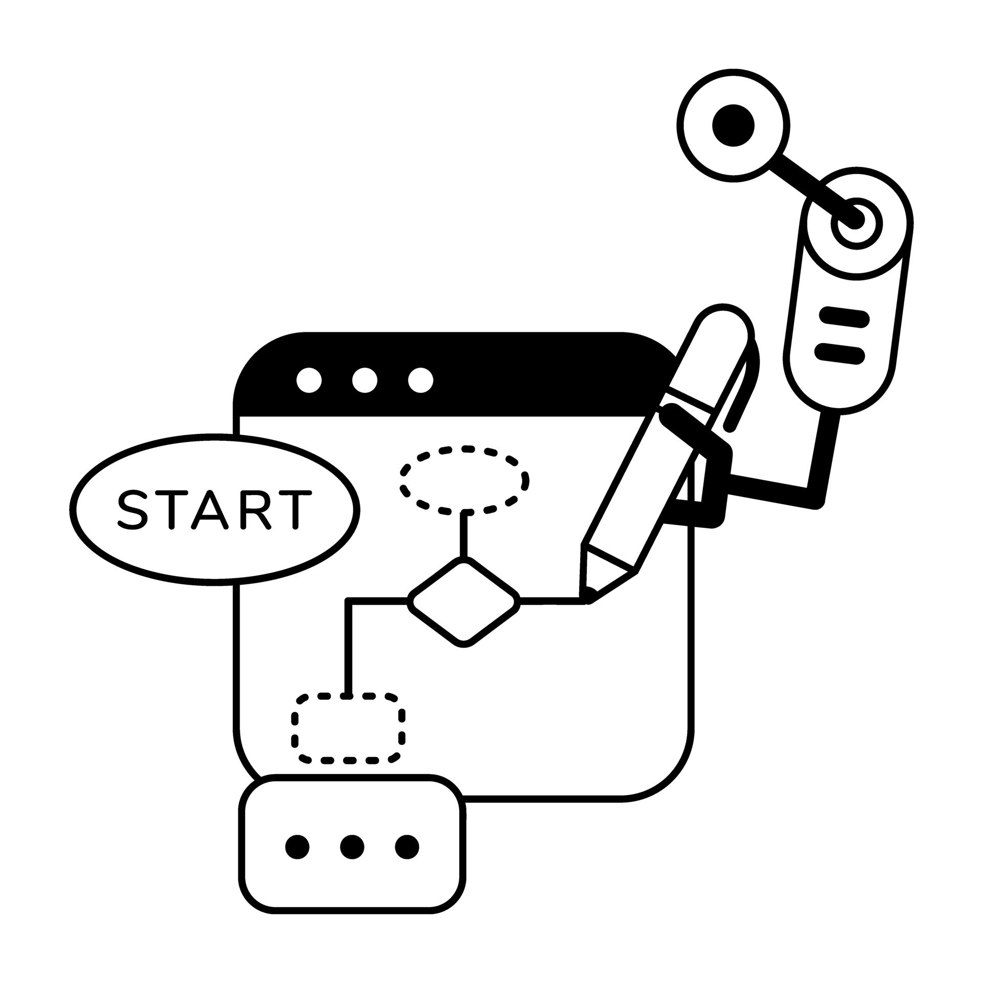 Trendy Flowchart Designing 35373624 Vector Art At Vecteezy