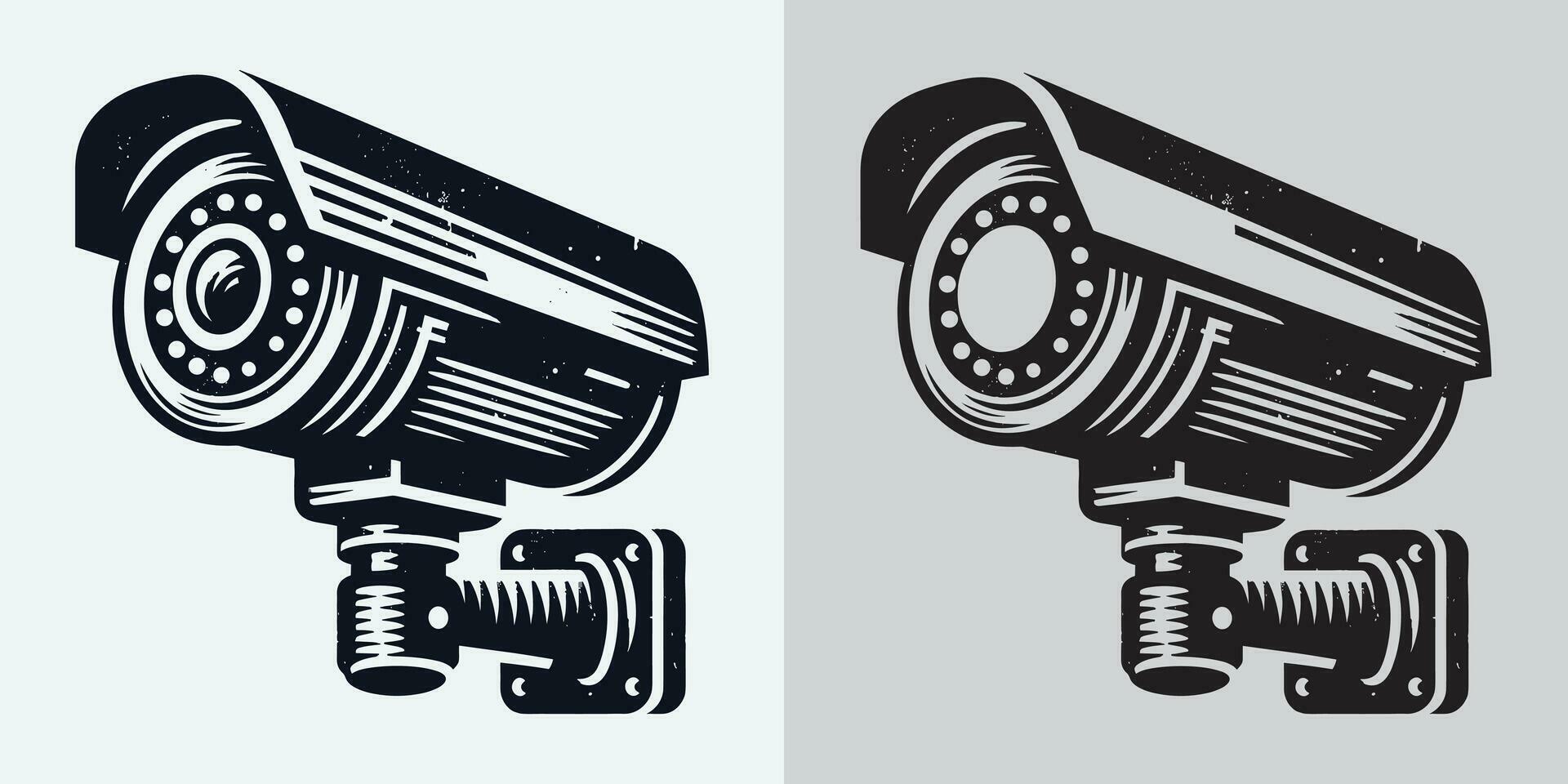 Set Of Security Or Surveillance Camera Icons Cctv Camera Icon Vector Graphics Wireless