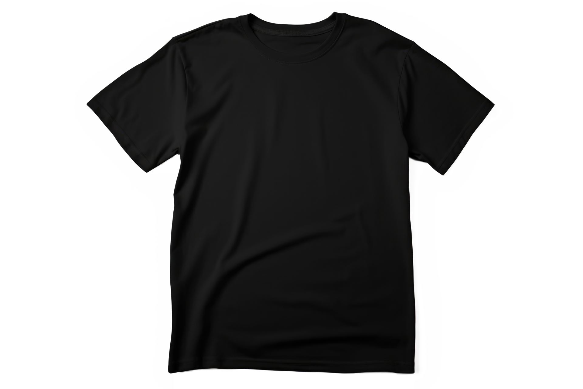 AI generated Black t-shirt blank isolated on transparent background ... AI generated Black t-shirt blank isolated on transparent background ...