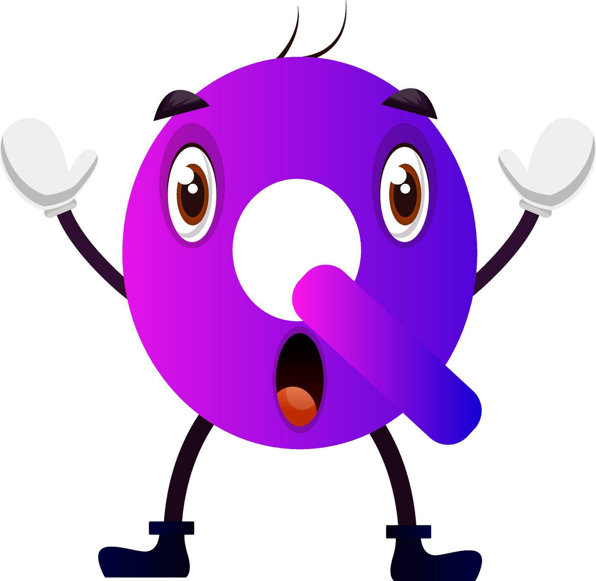 Purple Letter Q Vector Illustration On White Background 35380138 Vector Art At Vecteezy