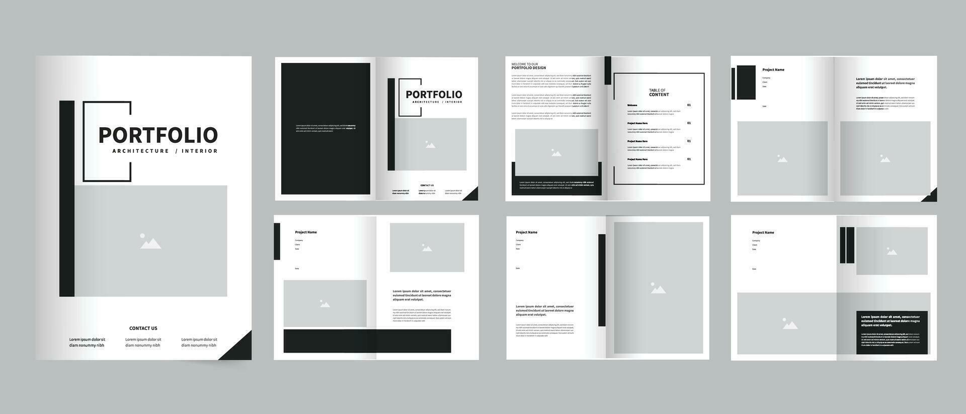 Architecture and Interior portfolio Template or portfolio design ...