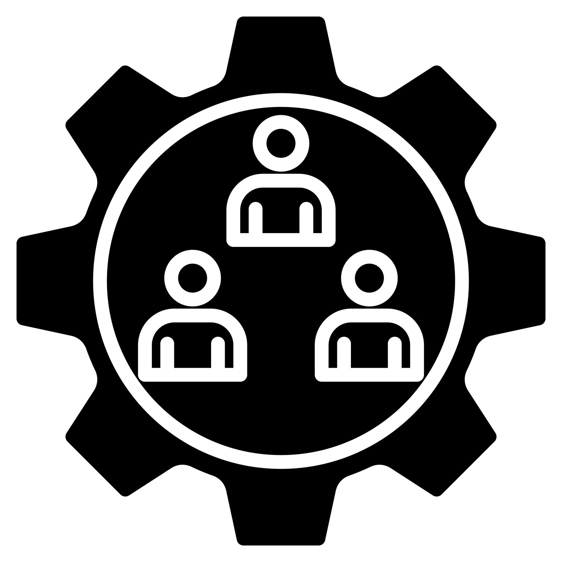 Working Together Icon line vector illustration 35389185 Vector Art at ...