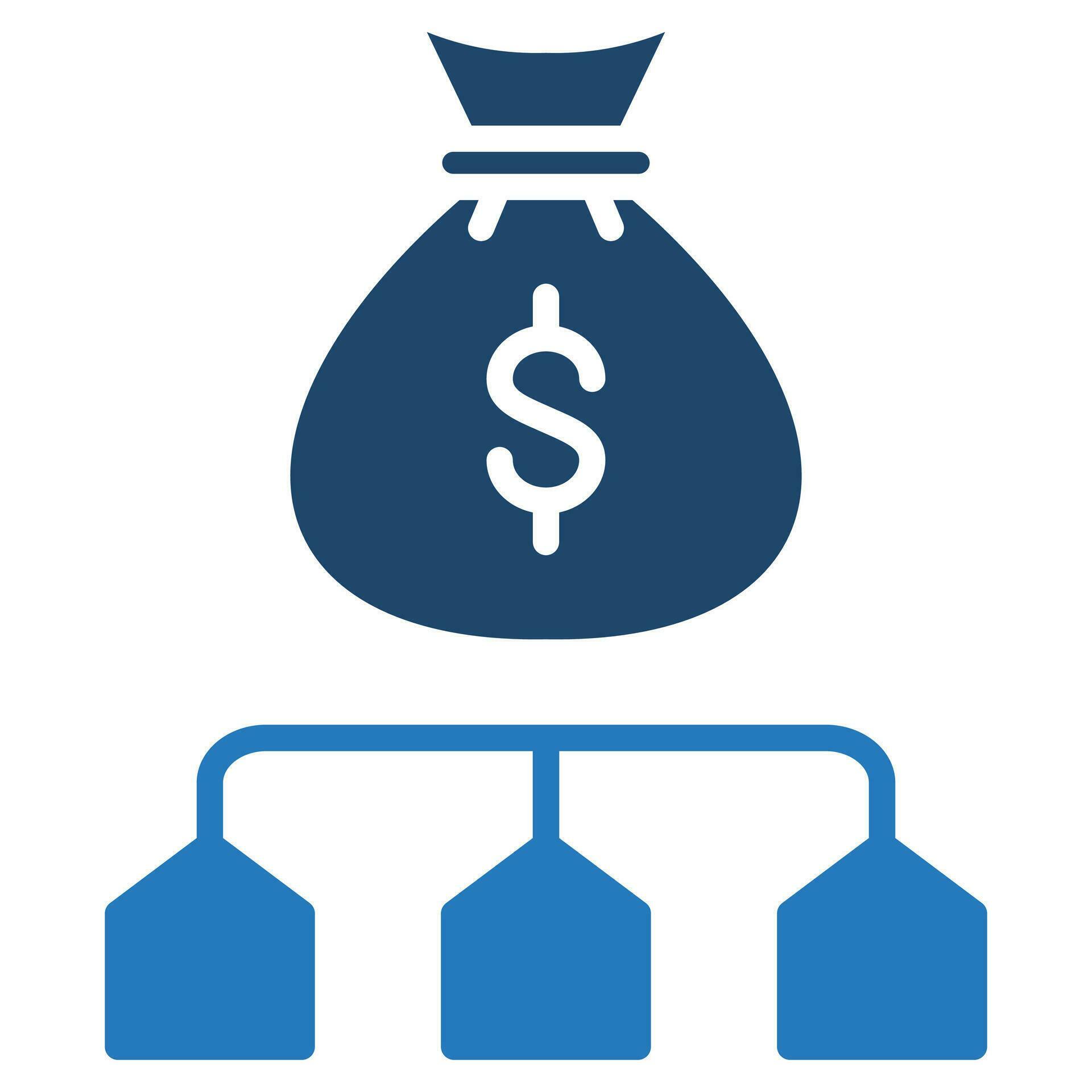 Cost Allocation Icon Line Vector Illustration 35389247 Vector Art At Vecteezy