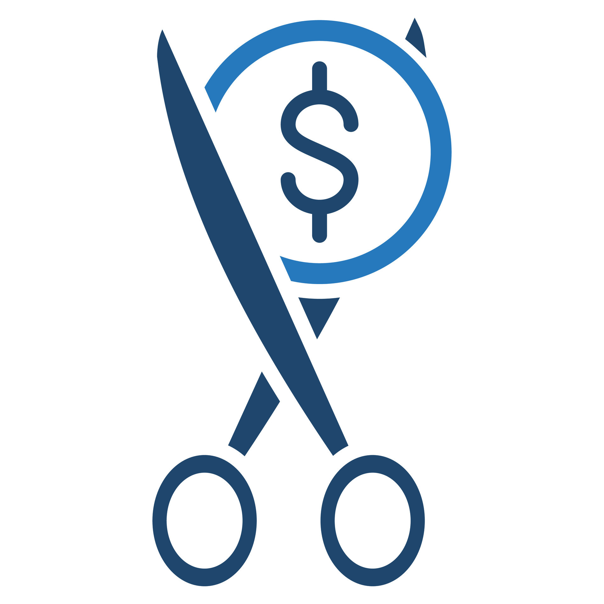 Cost Minimization Icon Line Vector Illustration 35389271 Vector Art At