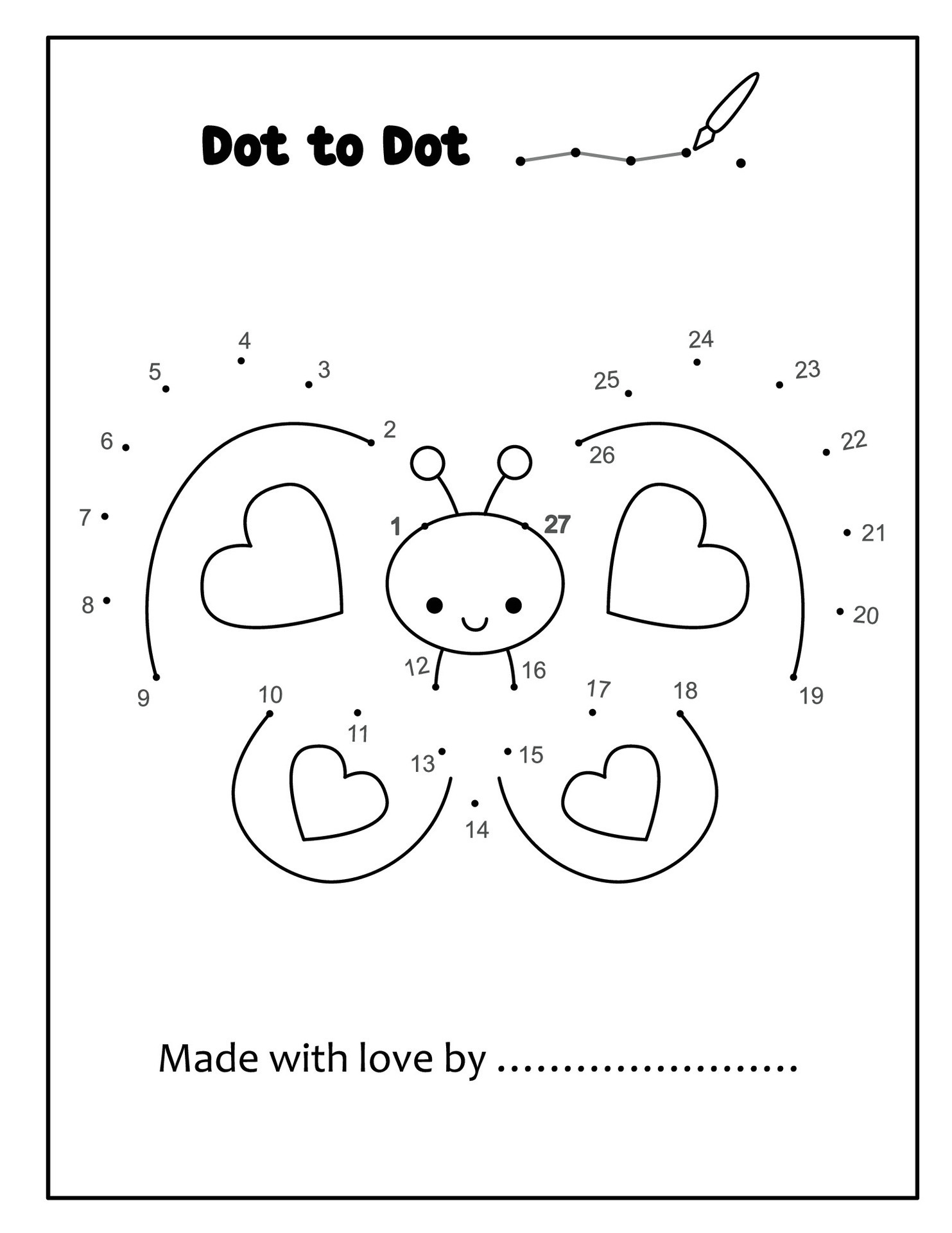 Connect the dot coloring pages for kids 35390221 Vector Art at Vecteezy