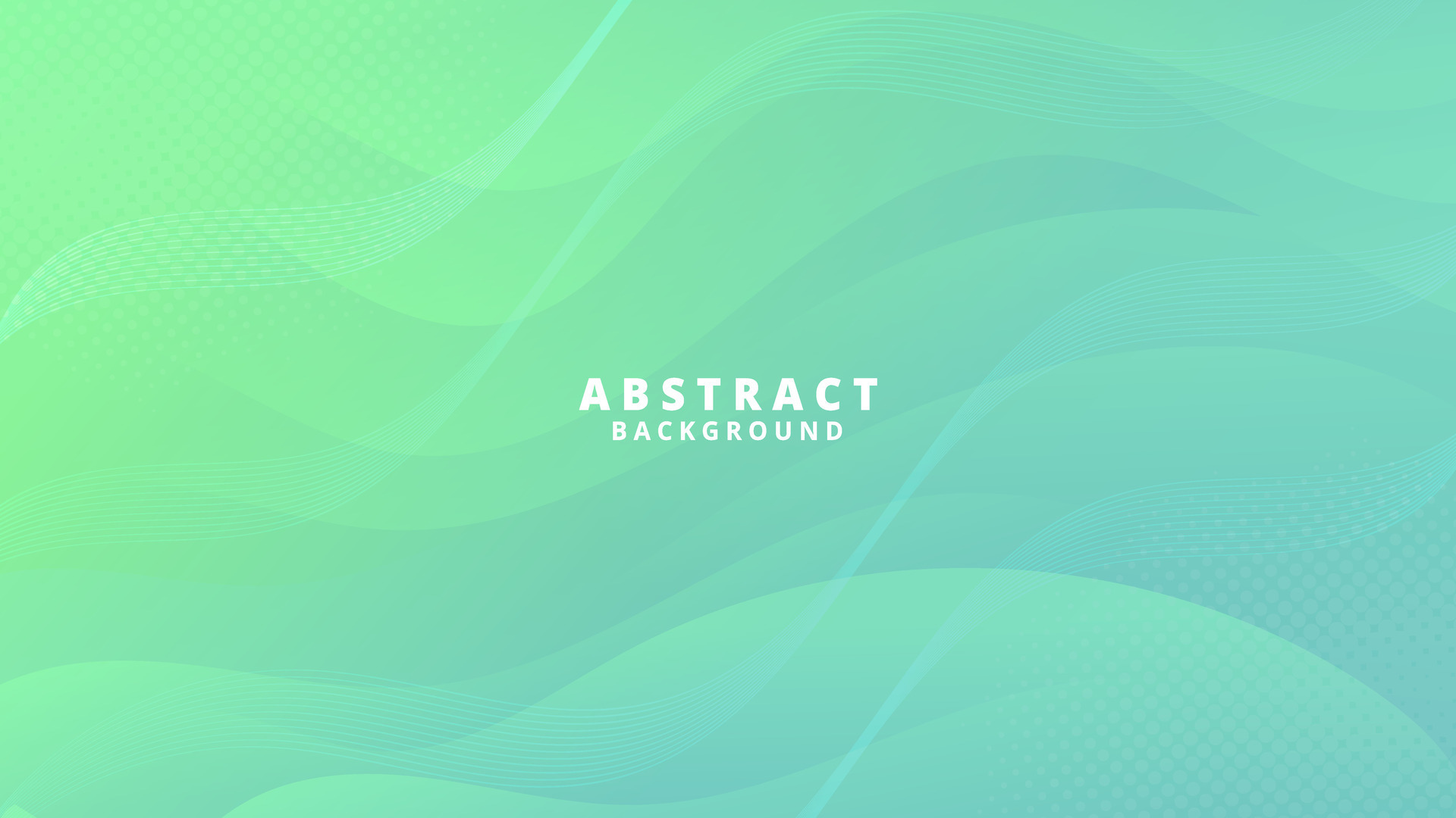 Abstract Green Background With Wavy Shapes Flowing And Curvy Shapes This Asset Is Suitable For